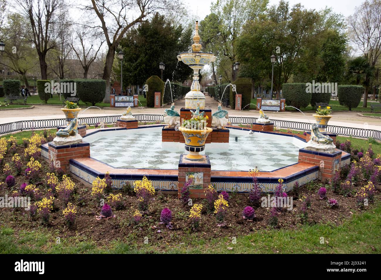 The park in Cuidad real,spain Stock Photo - Alamy