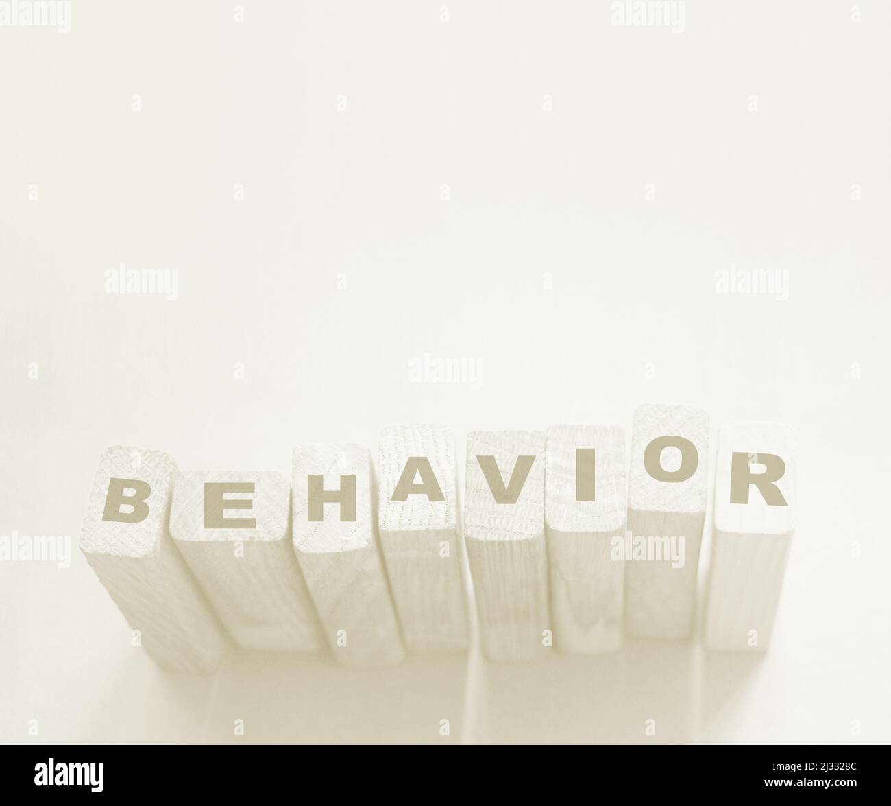 Behavior Word In Wooden Cube. Psychology human resources management ...