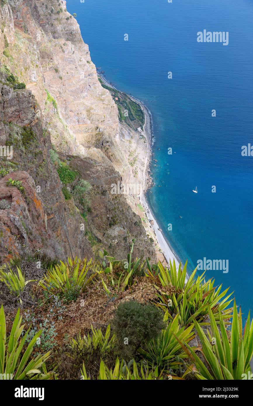 Cabo Girao; South coast view Stock Photo - Alamy