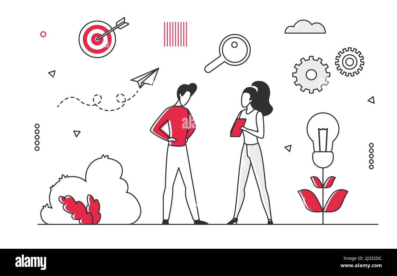 Professional team meeting on brainstorming business session. Problem ...