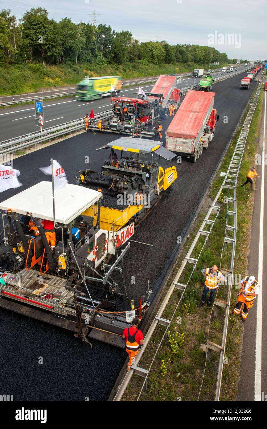 88-hour construction site on A2, Hanover, temporary closure of the lane ...