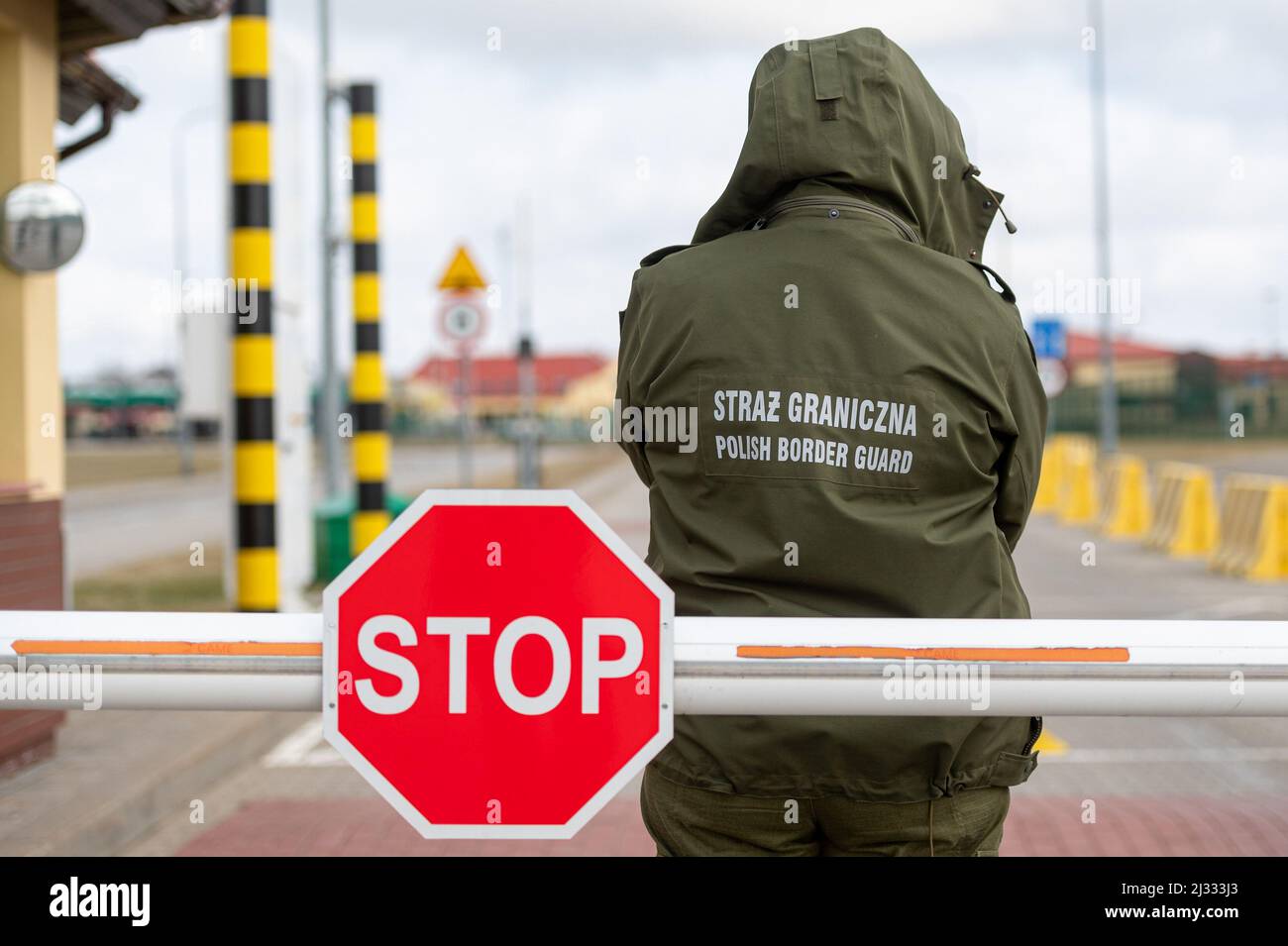 March 3, 2022, Gdansk, Poland: Polish border guard seen at the ...