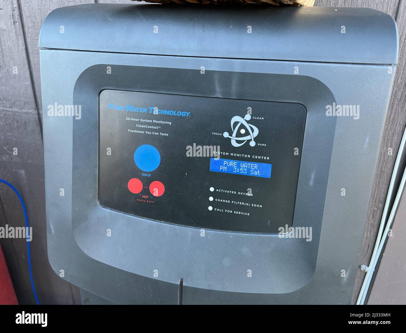 Control panel of Pure Water System water purifier and cooler, Sonoma ...