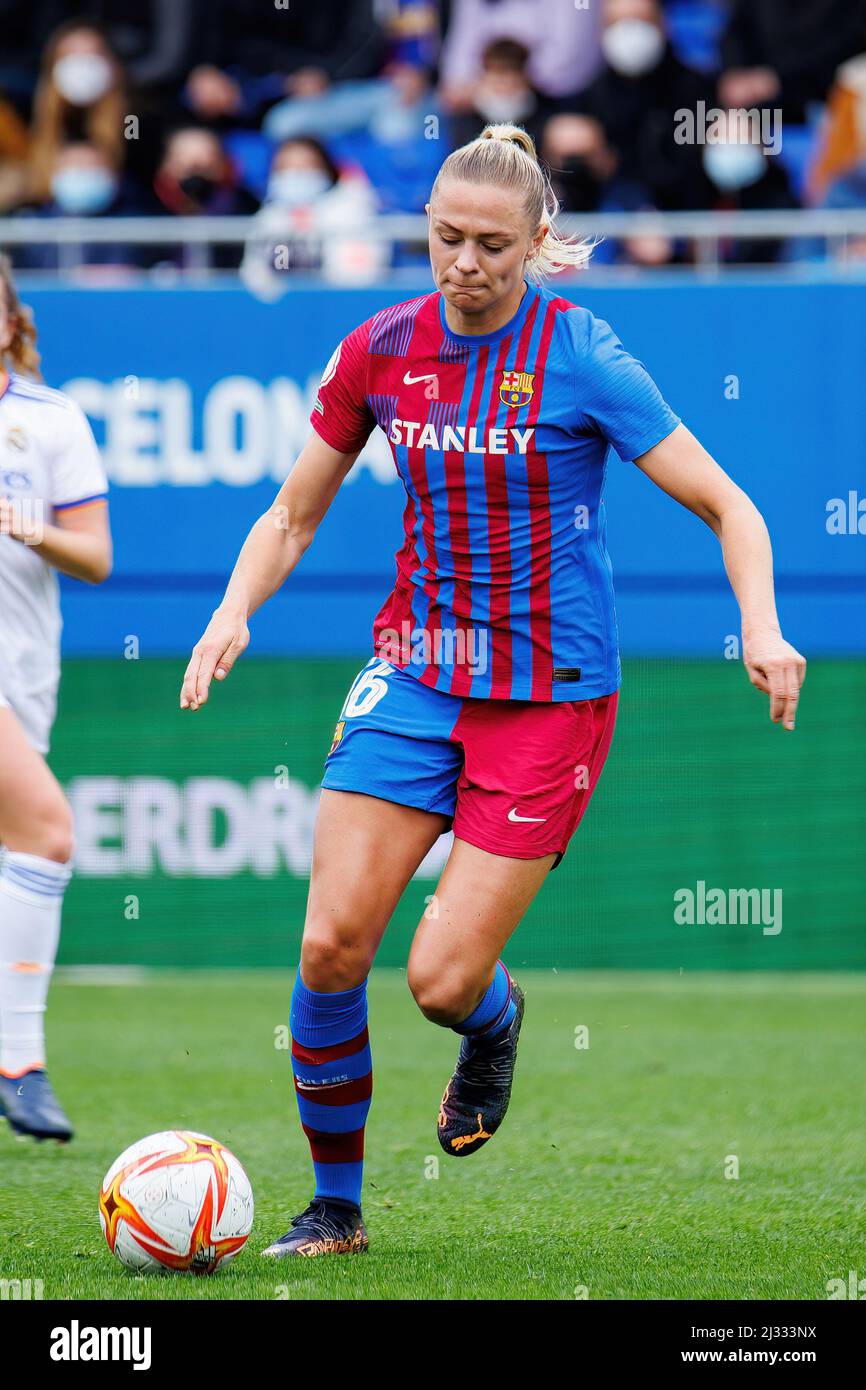 BARCELONA - MAR 13: Fridolina Rolfo in action during the Primera ...