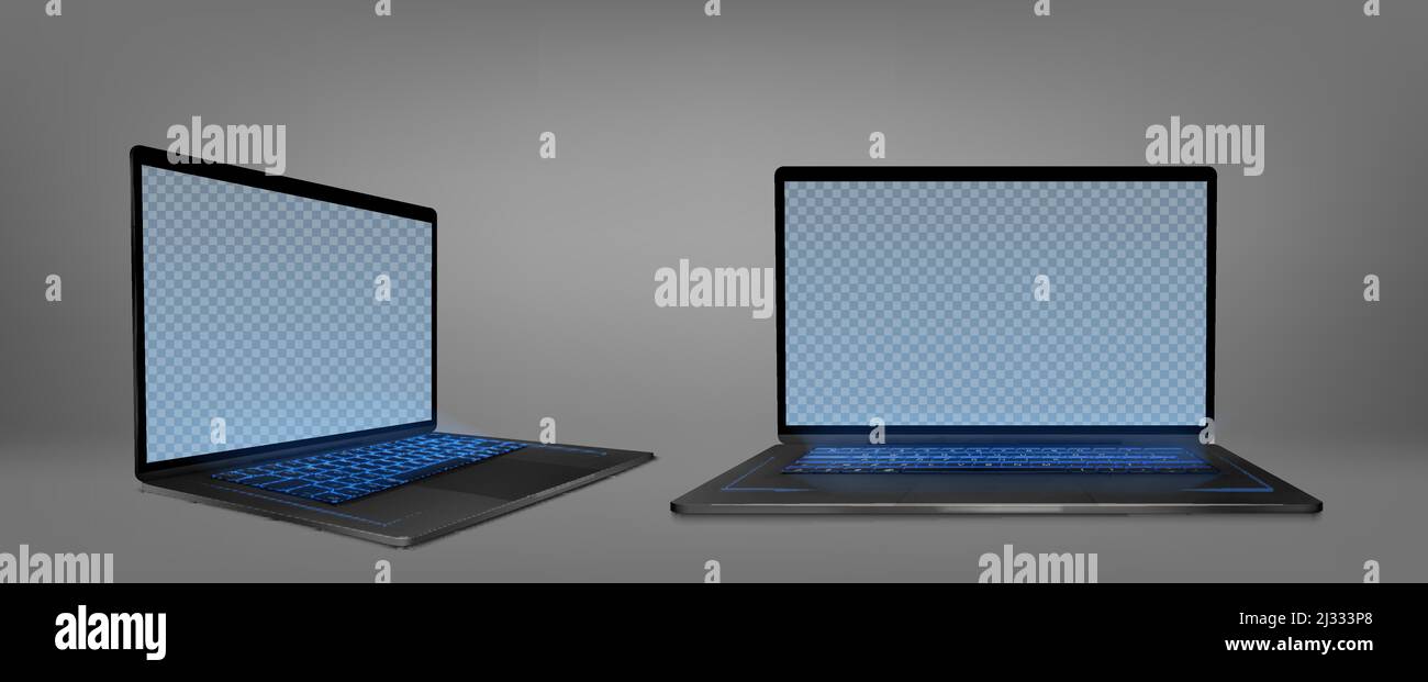 Front view angle desktop Stock Vector Images - Alamy