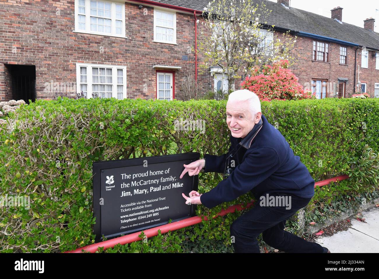 EDITORIAL USE ONLY Mike McCartney, brother of Sir Paul McCartney ...