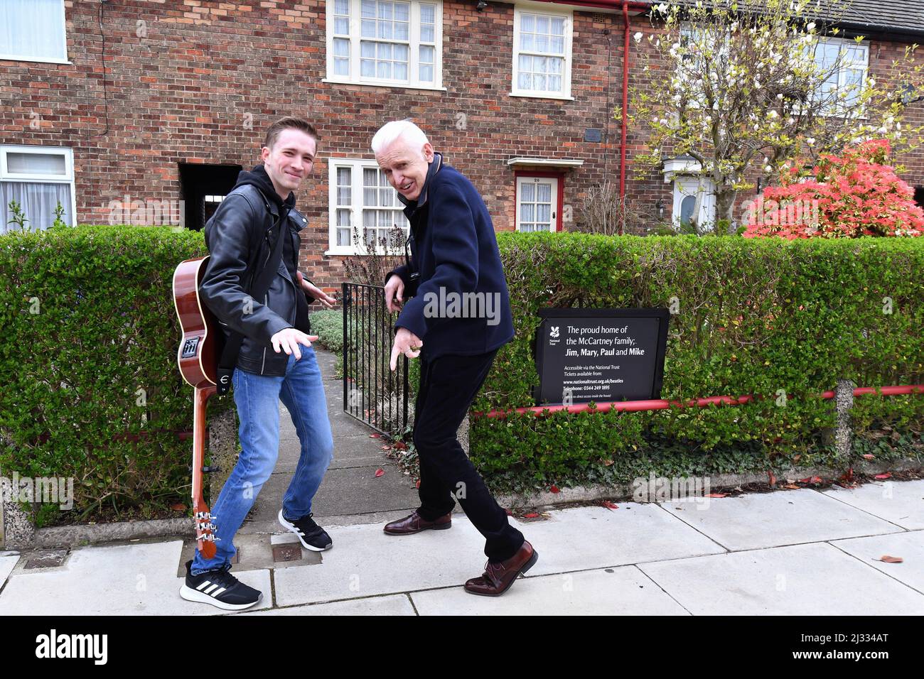 EDITORIAL USE ONLY Mike McCartney, brother of Sir Paul McCartney, and ...