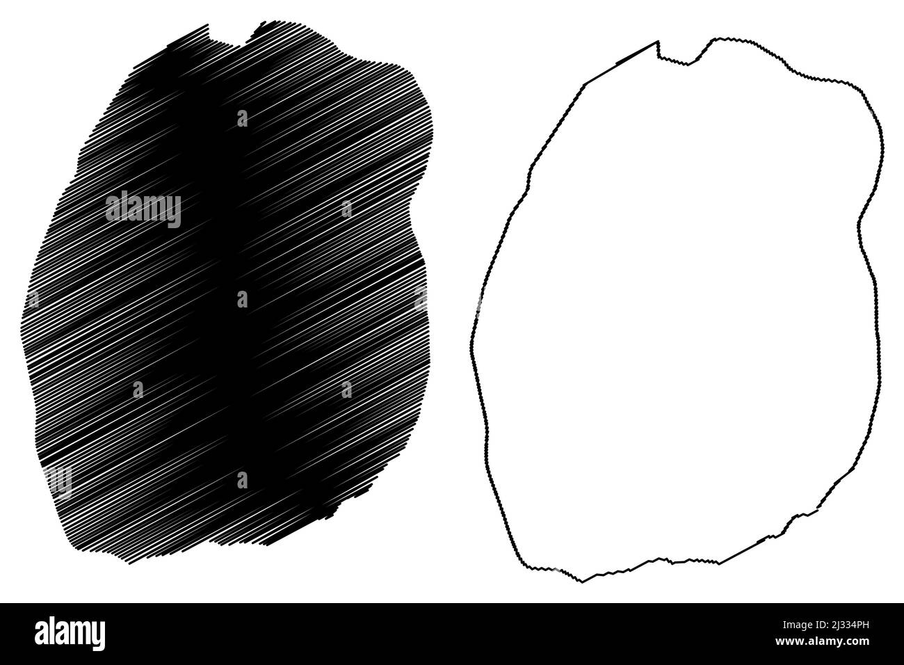 Prince Charles island (Canada, North America, Nunavut territory) map ...