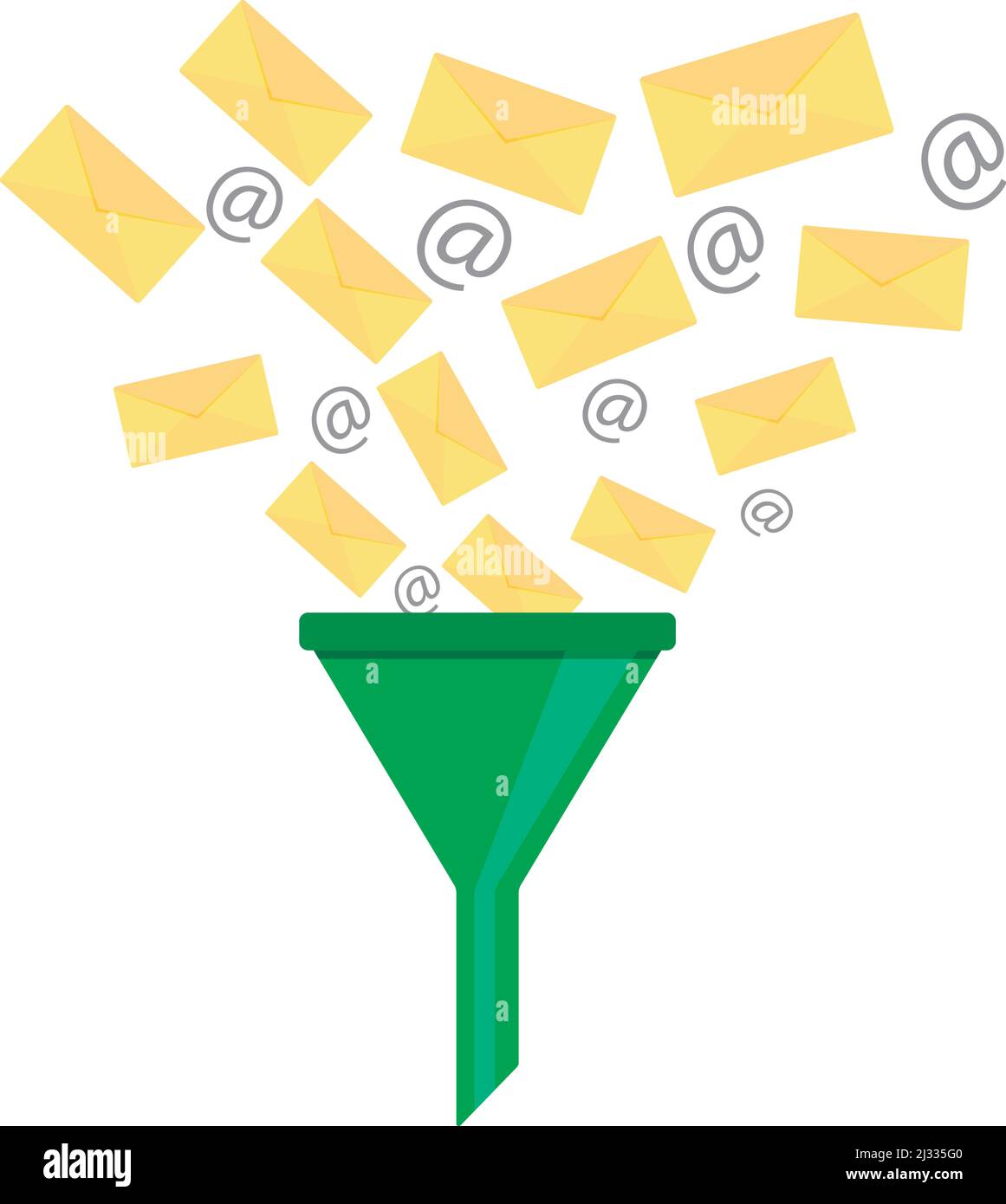 Spam email filter Stock Vector Images - Alamy