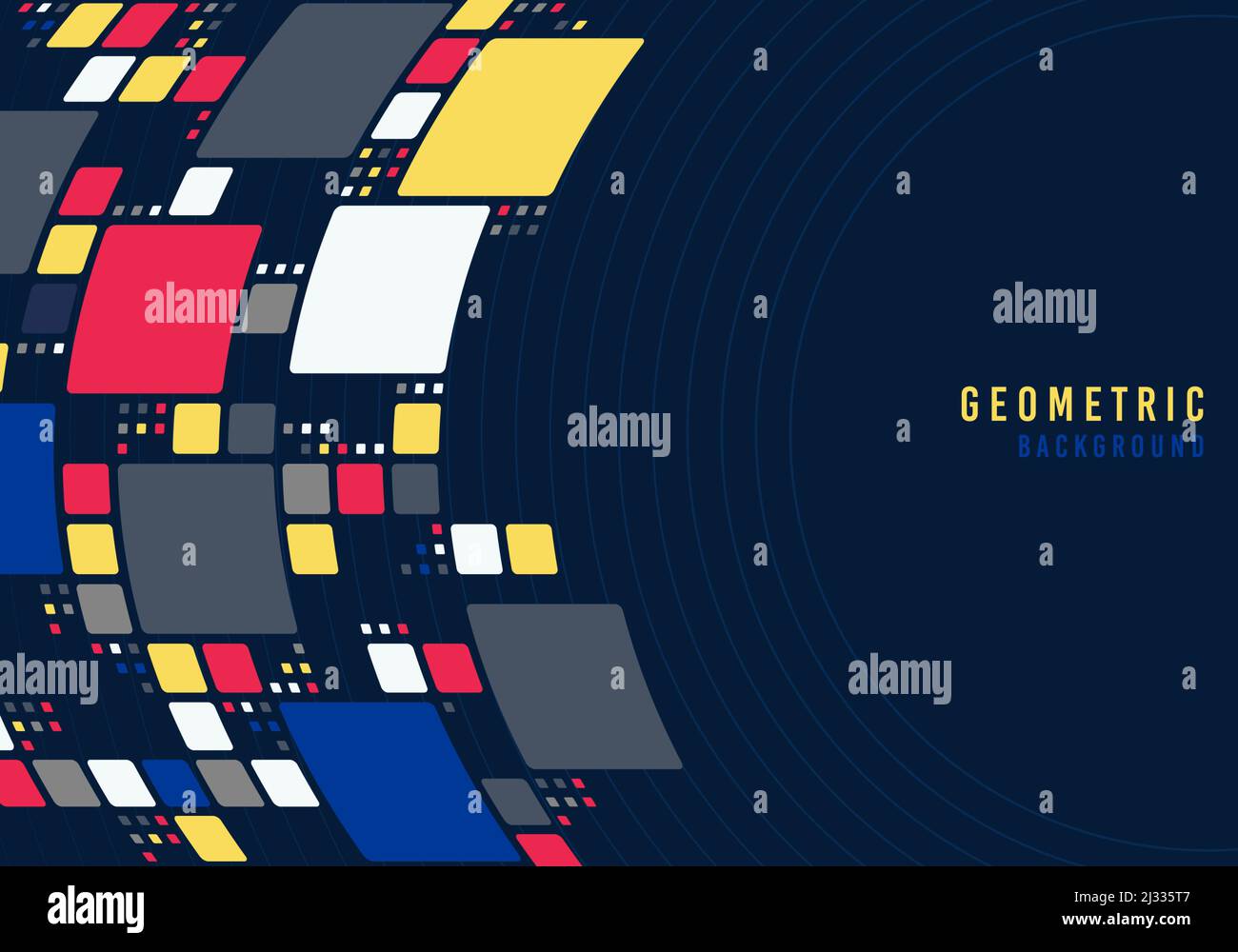 Abstract square geometric pattern template decorative artwork design ...