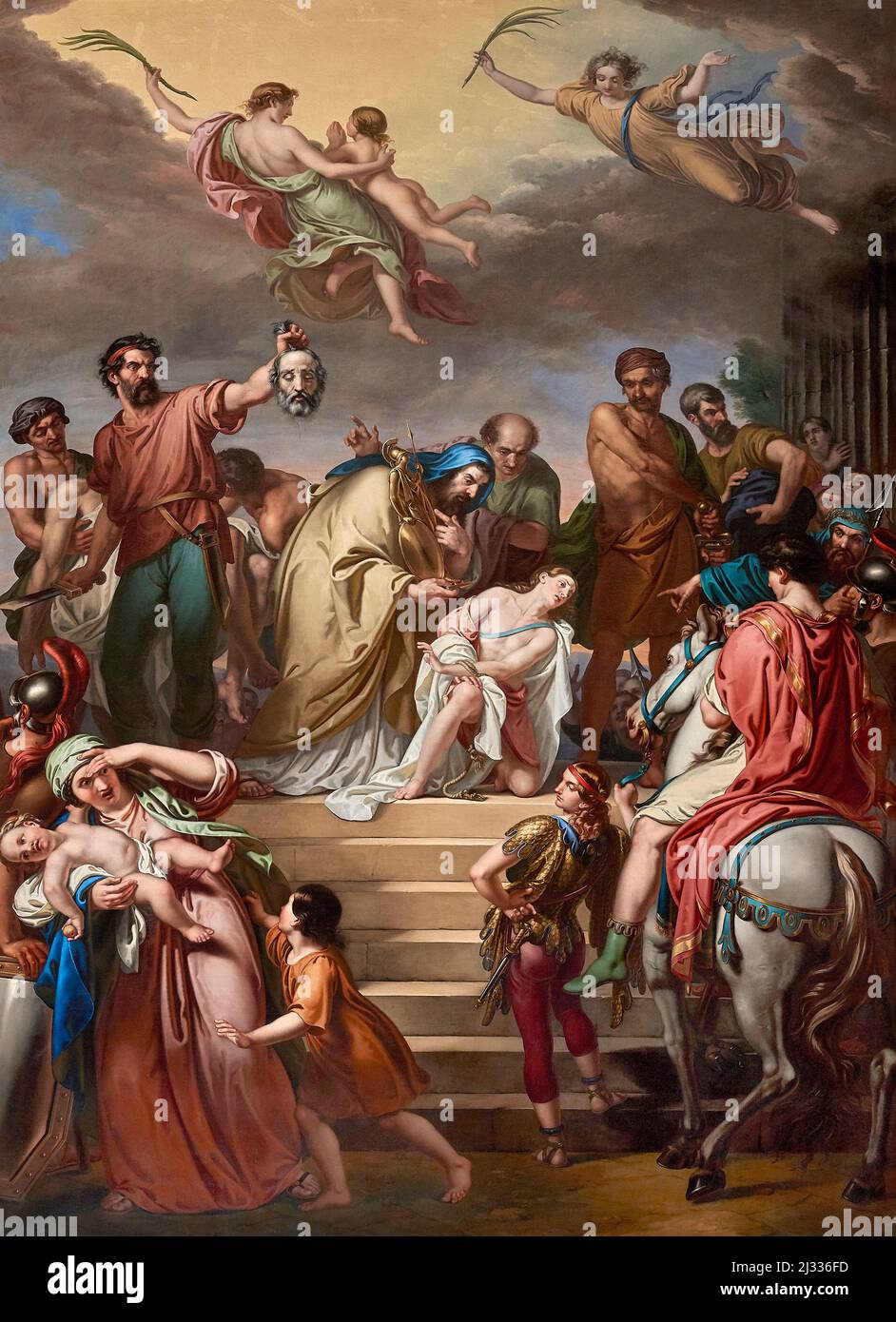 Martyrdom of St. Nazarioand St. Celso - oil on canvas - Giuseppe Diotti ...
