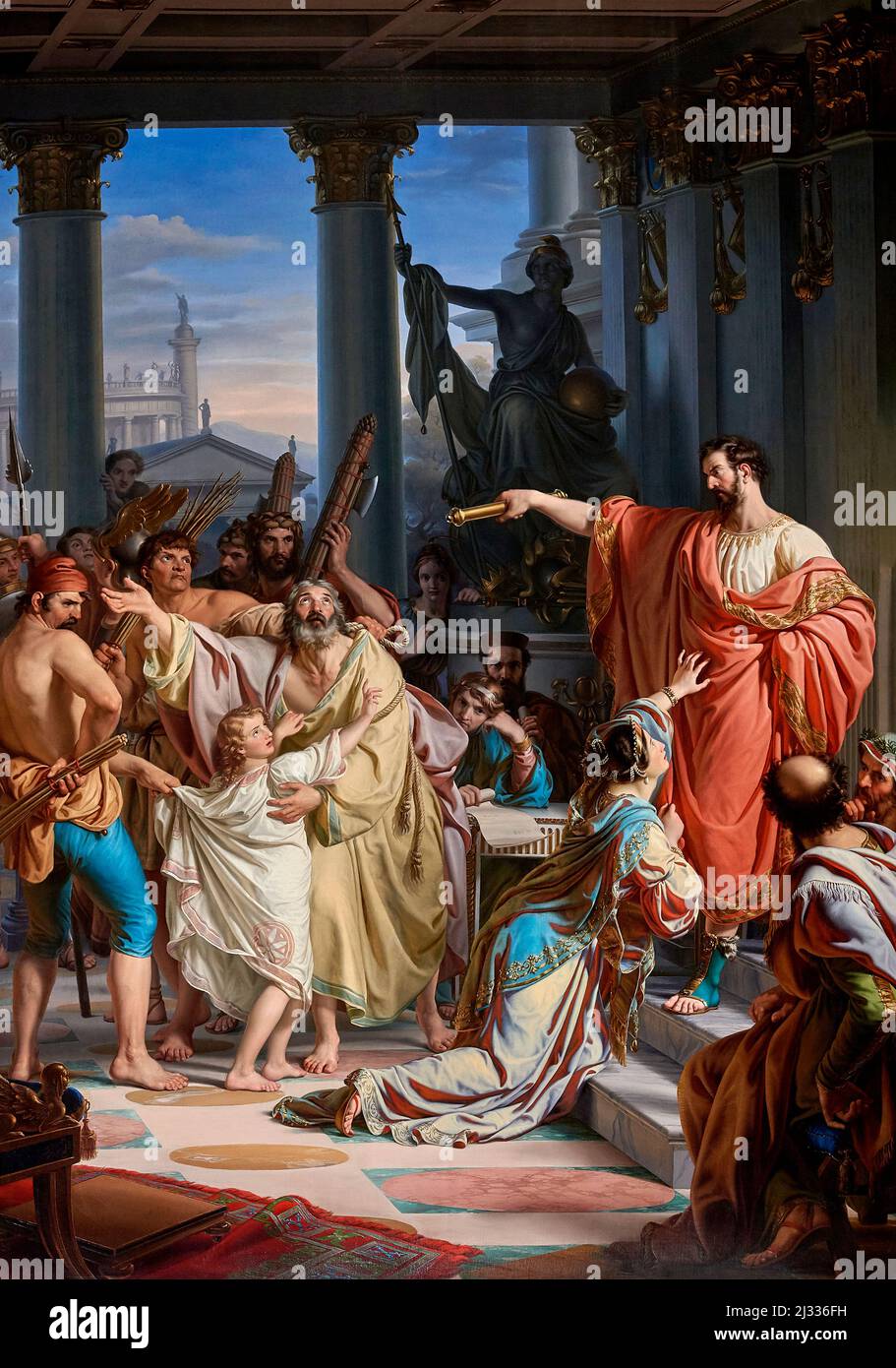 Condemnation of St. Nazario and St. Celso - oil on canvas - Enrico ...
