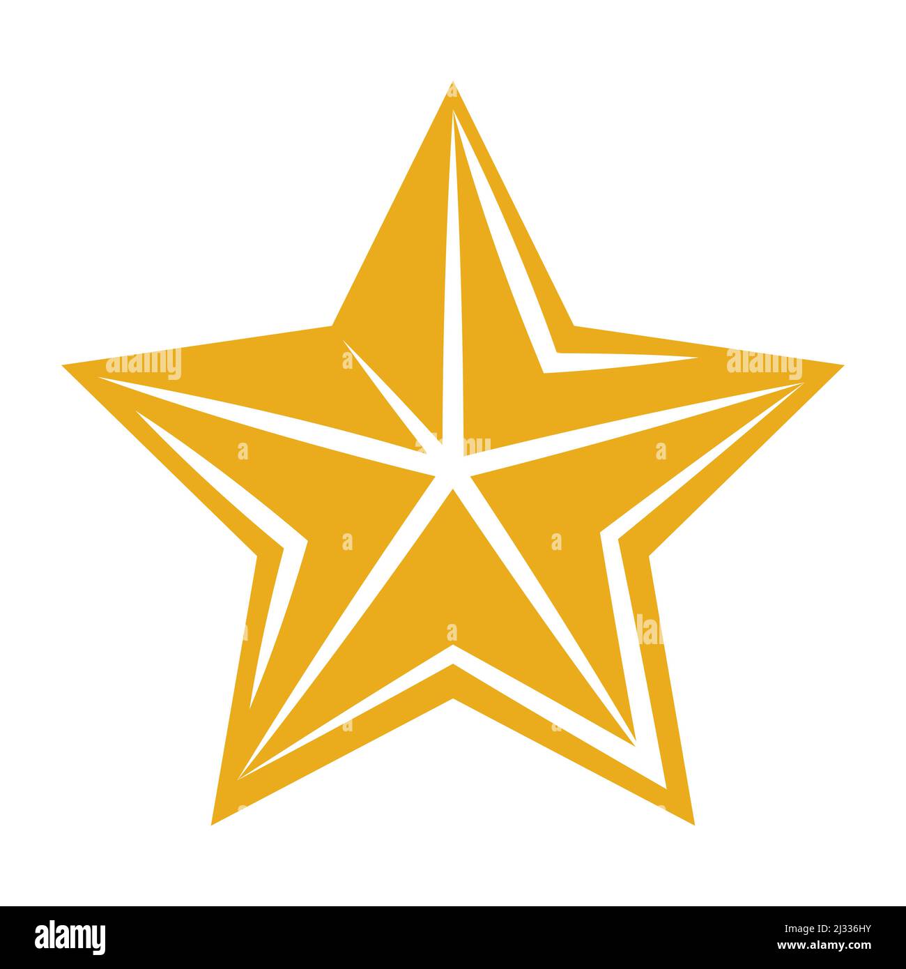 Vintage decorative star. Icon in abstract style Stock Vector Image ...