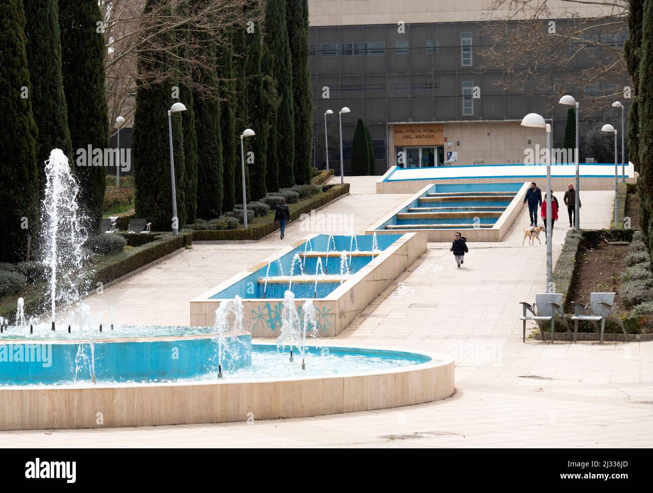 The park in Cuidad real,spain Stock Photo - Alamy