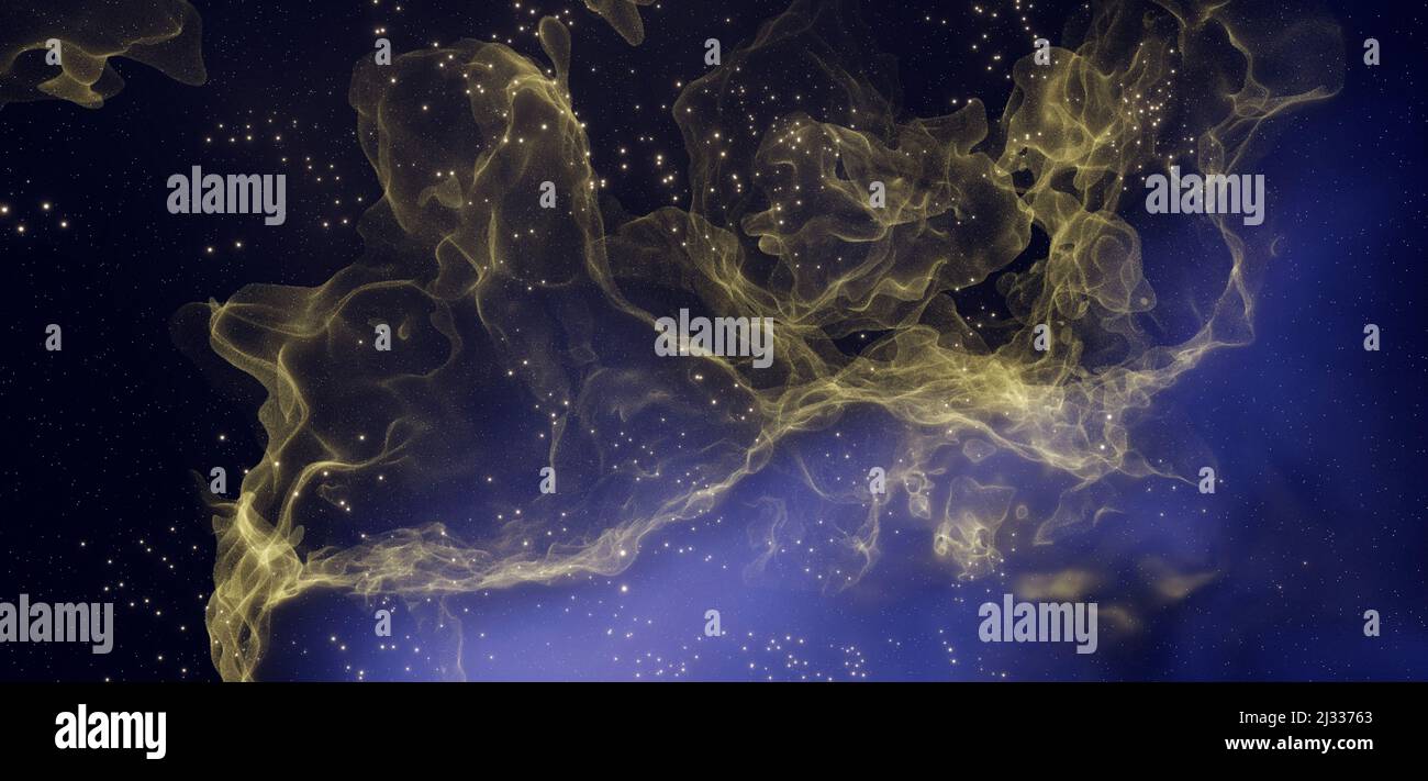 Festive Space To A Galaxy And Stars Universe Filled With Stars Nebula ...