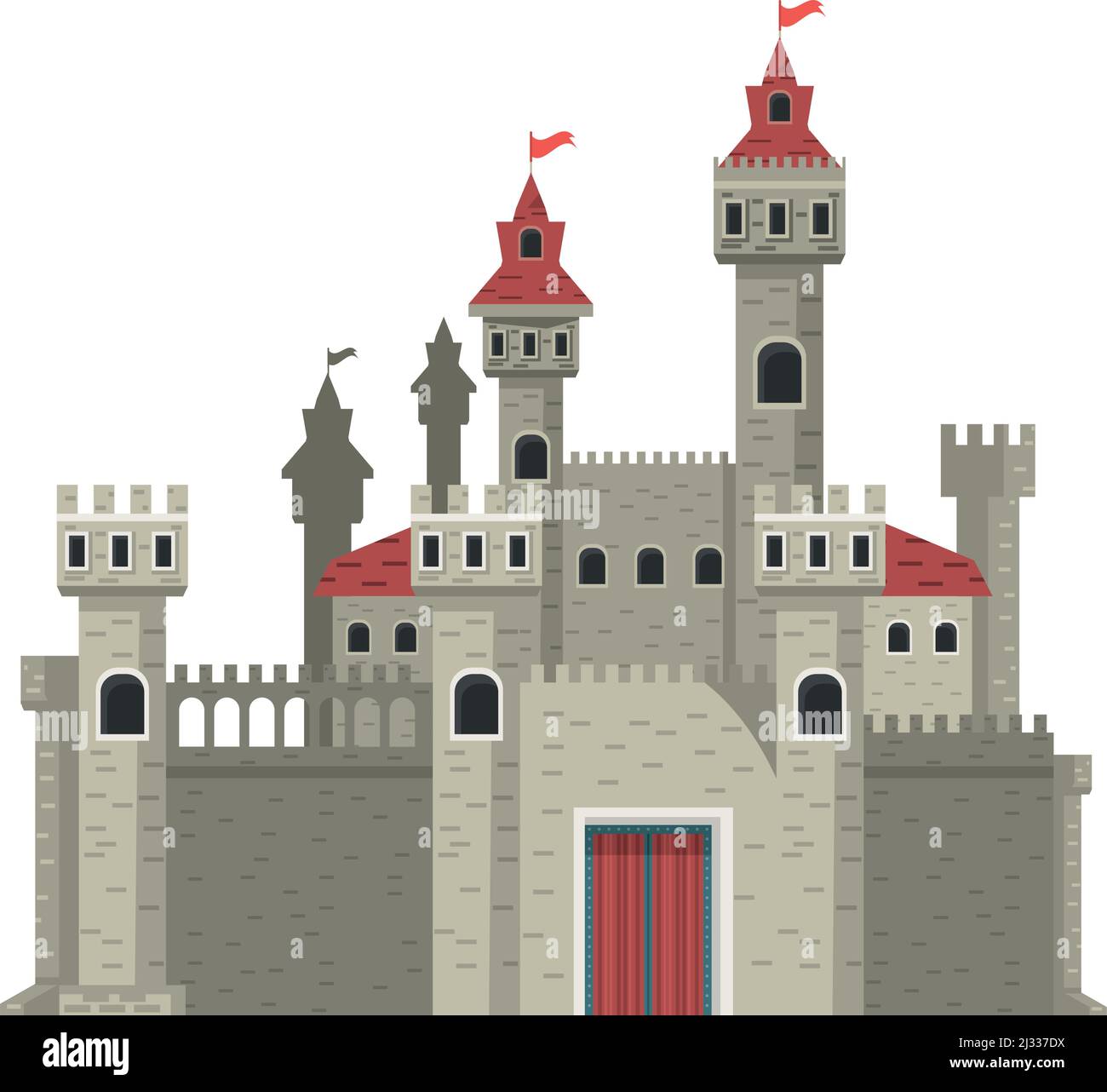 Renaissance wall stone Stock Vector Images - Alamy