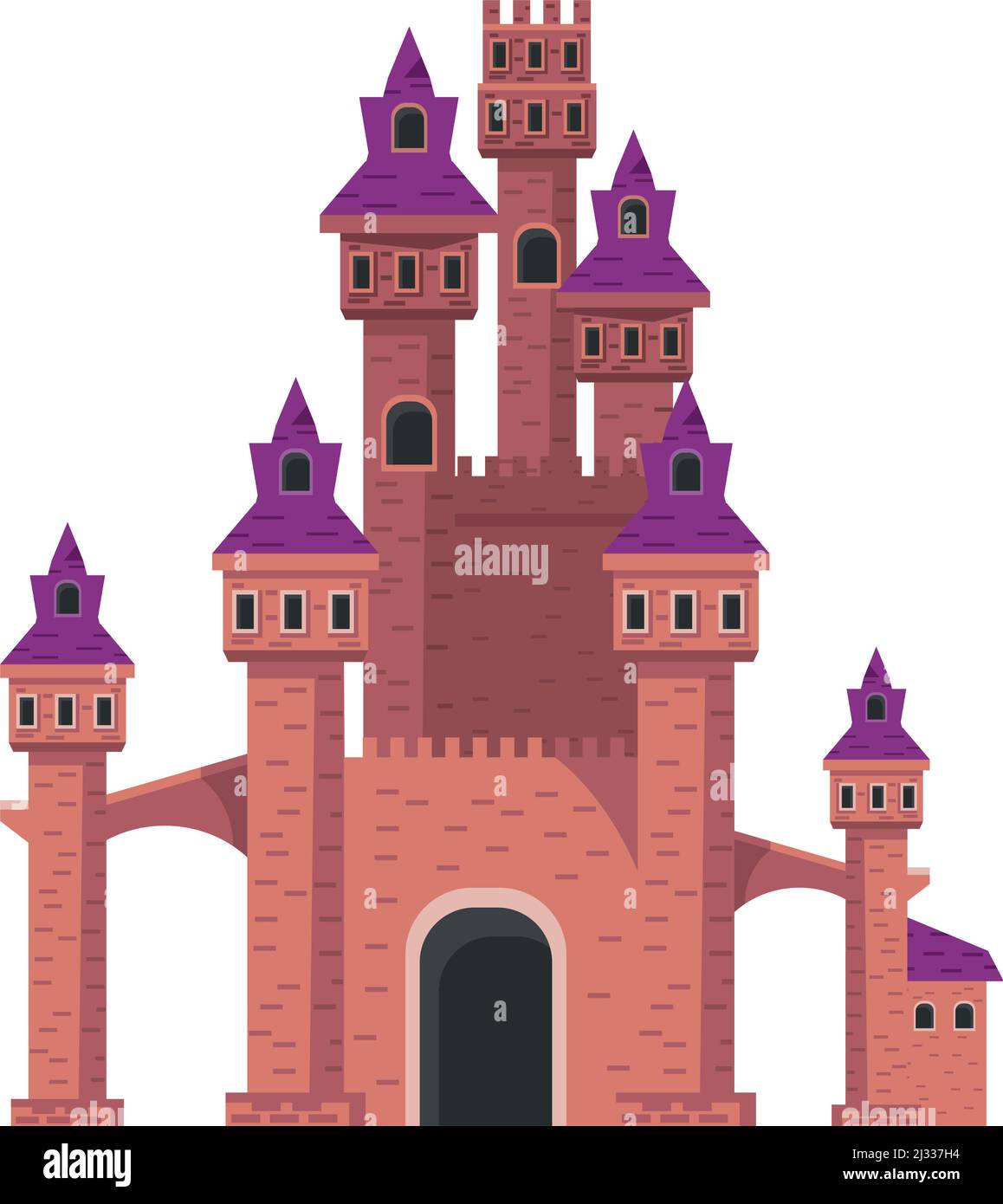 Red stone fort Stock Vector Images - Alamy