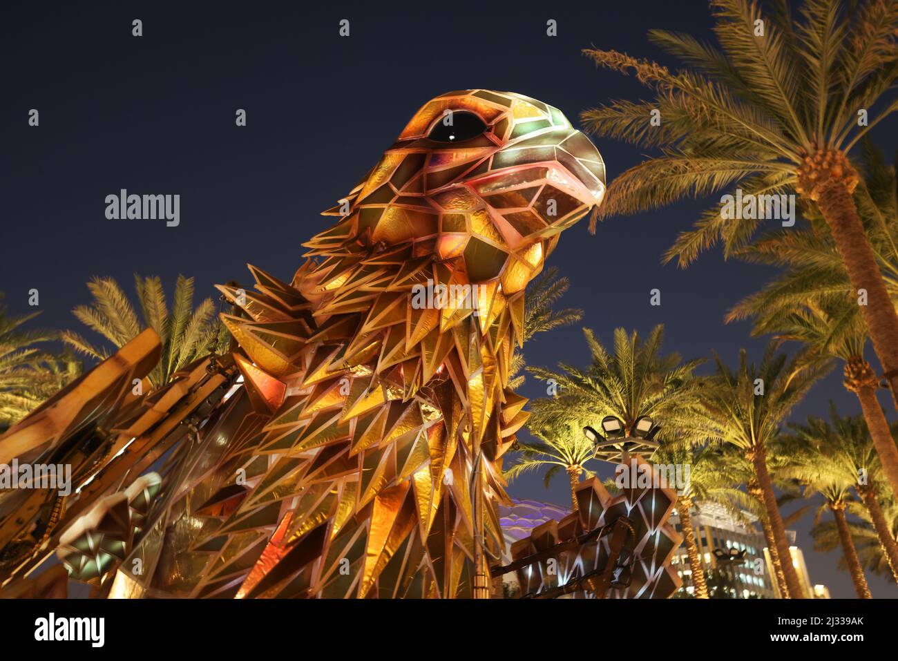 Dubai Expo, Weltausstellung, Architektur, Kunst, der Falke das ...
