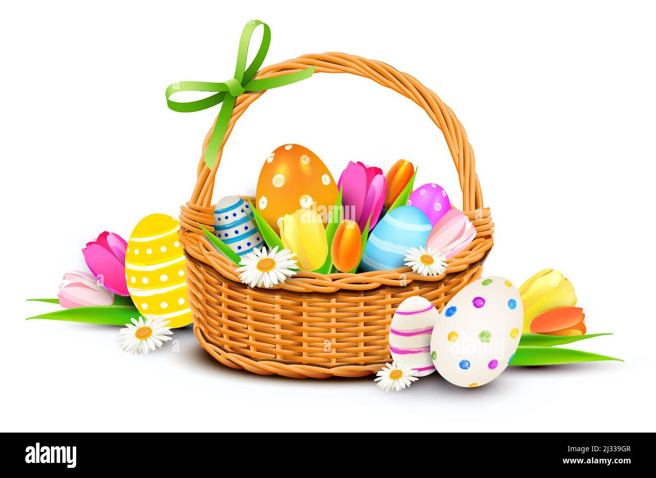 Rolling easter eggs Stock Vector Images - Alamy