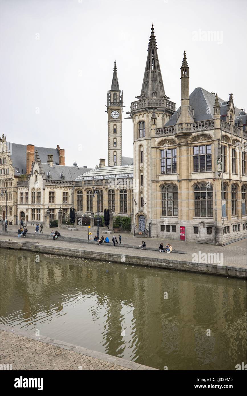 Church beside river leie hi-res stock photography and images - Alamy