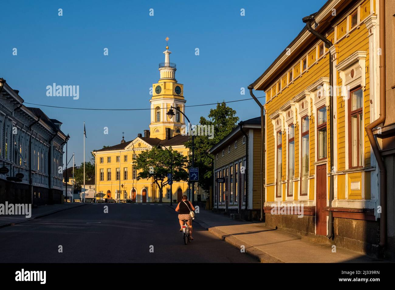 City Hall in the city center, Hamina, Finland Stock Photo - Alamy