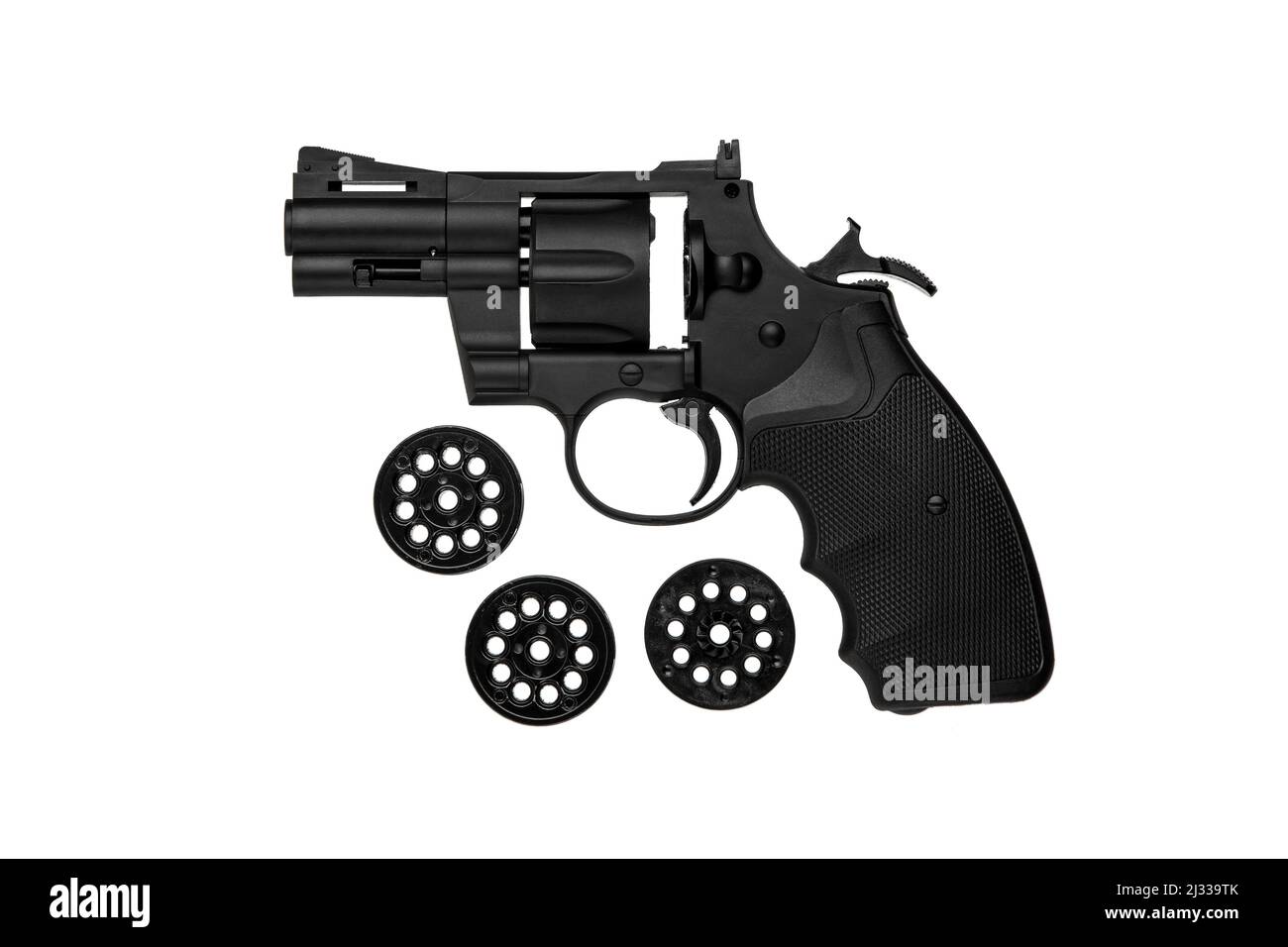 Air gun. Modern pneumatic weapon for air soft, sports and entertainment ...