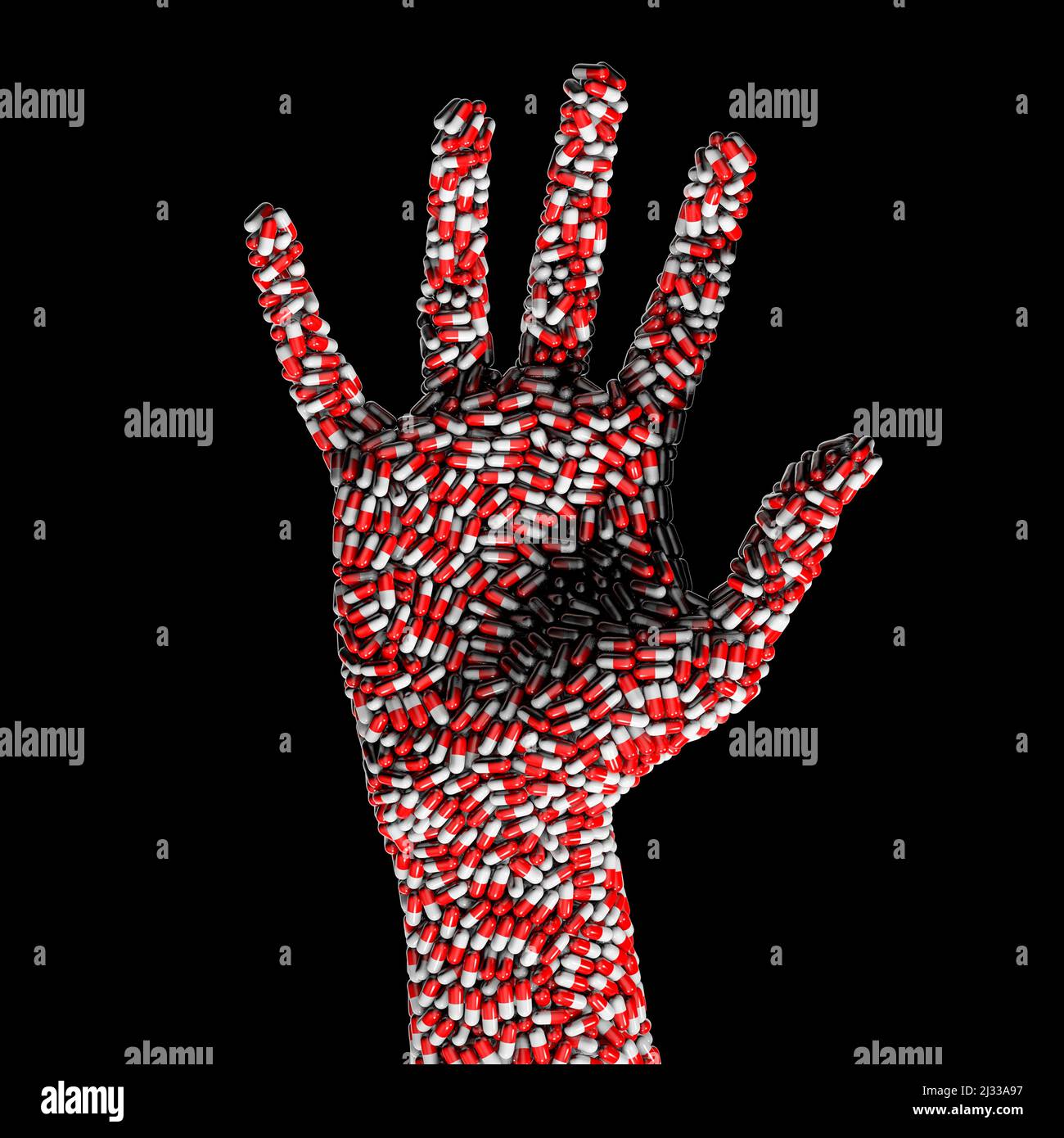 Open medicine capsule hi-res stock photography and images - Alamy