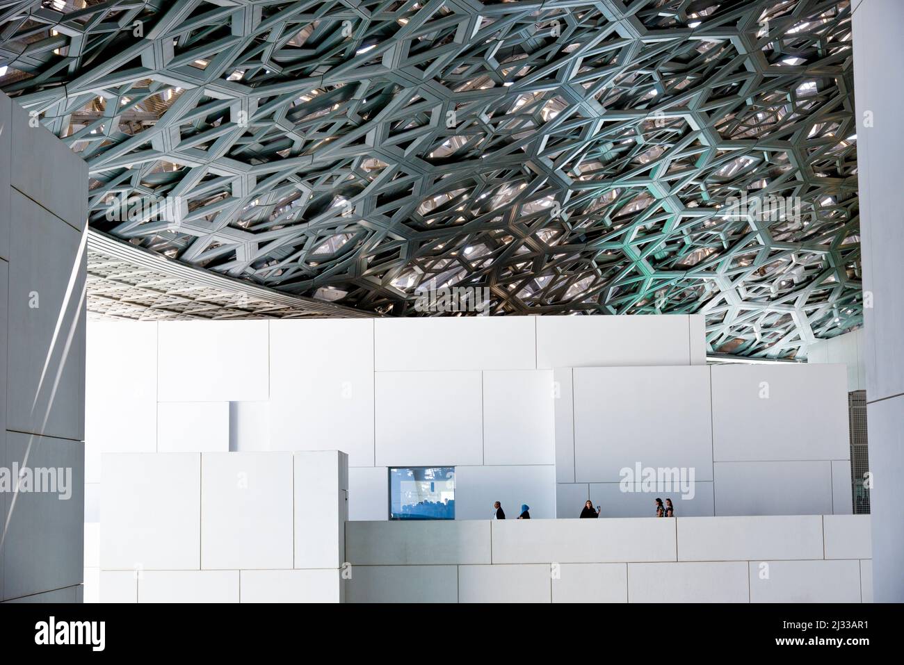 Louvre abu dhabi inside hi-res stock photography and images - Alamy