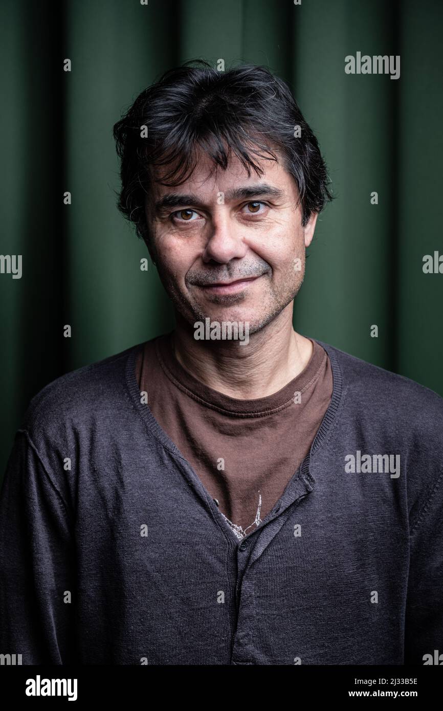 French author Laurent Binet attends the 26th International Book Fair ...