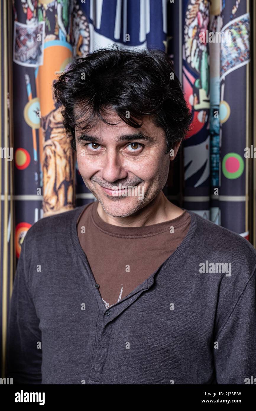 French author Laurent Binet attends the 26th International Book Fair ...