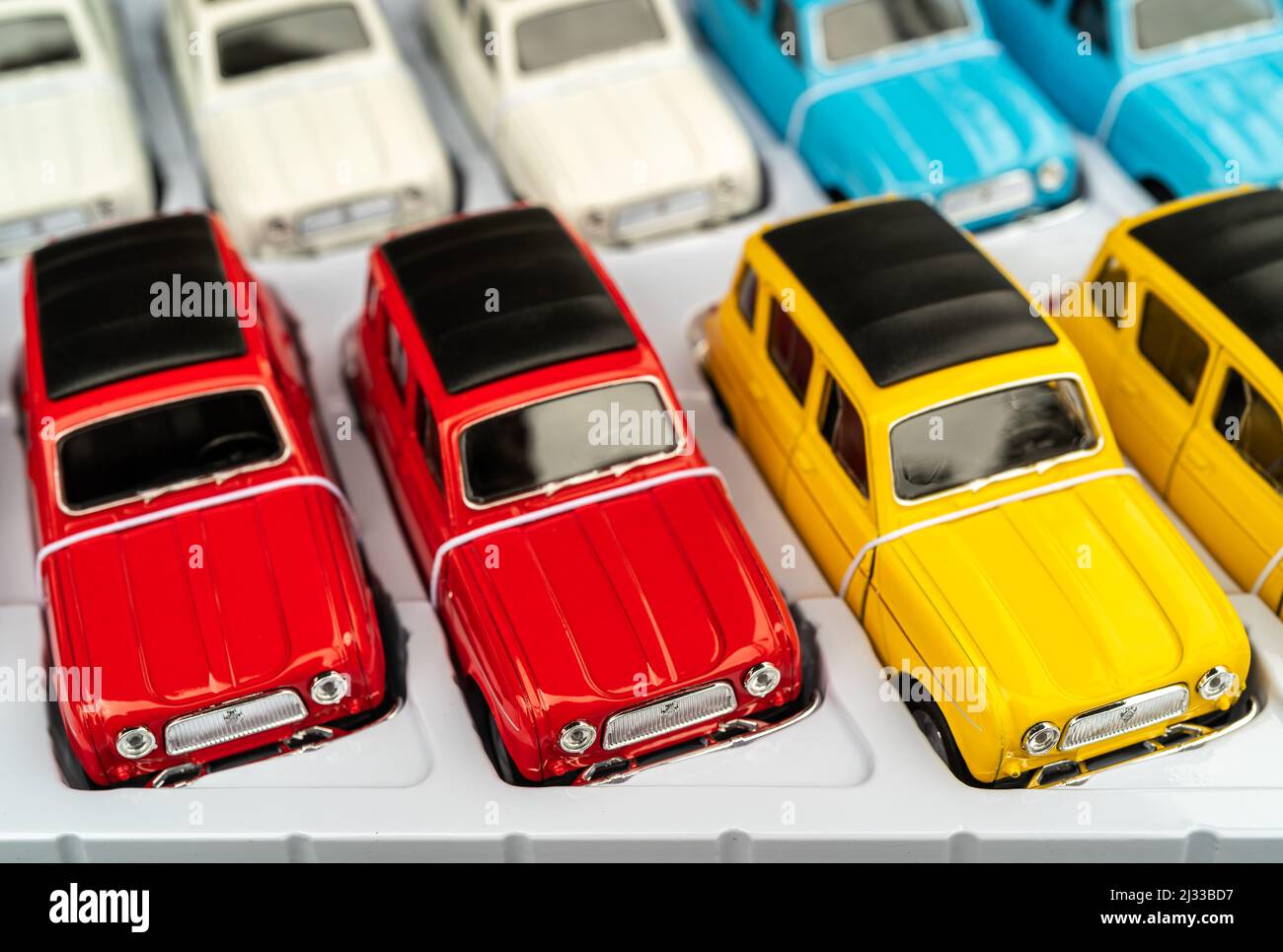 Model cars. Photographed at a classic car event Stock Photo - Alamy