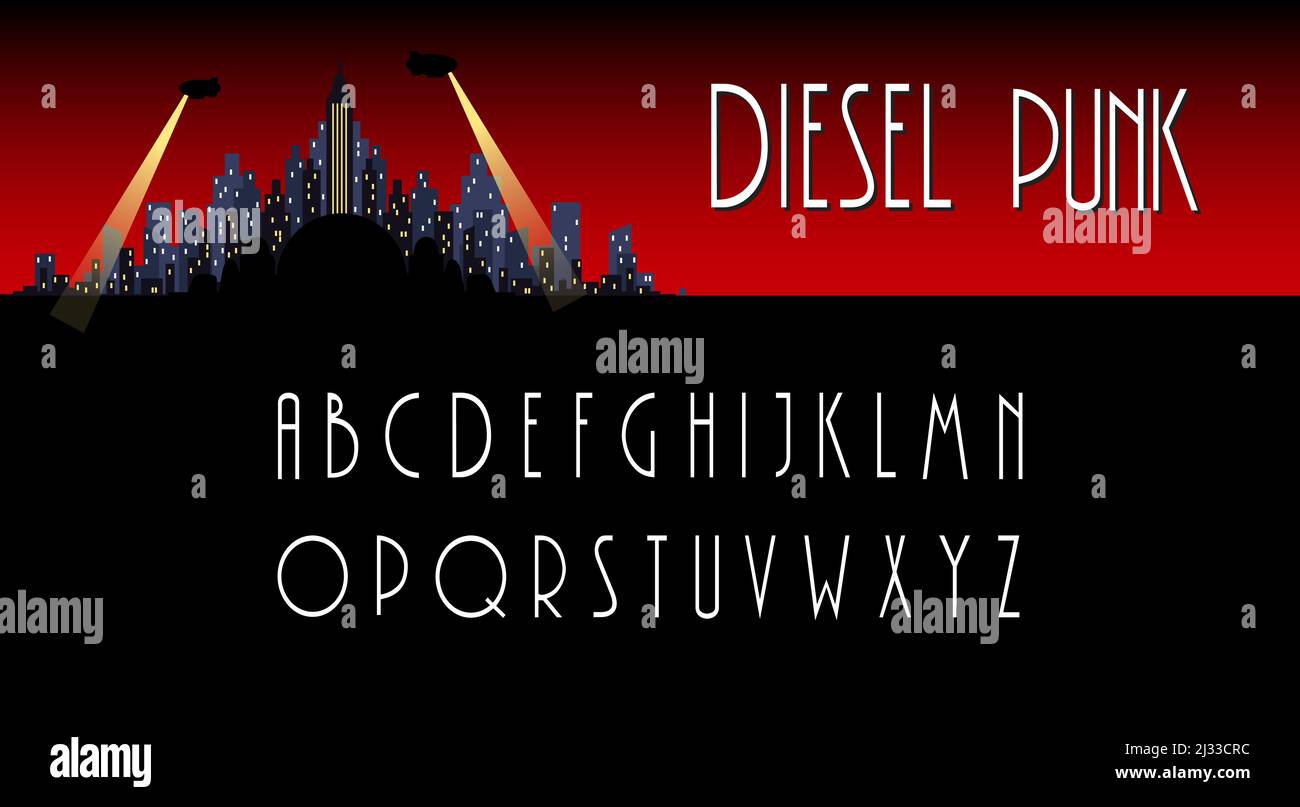 Dieselpunk Font A Complete Guide In All Timepunks For Your Writing