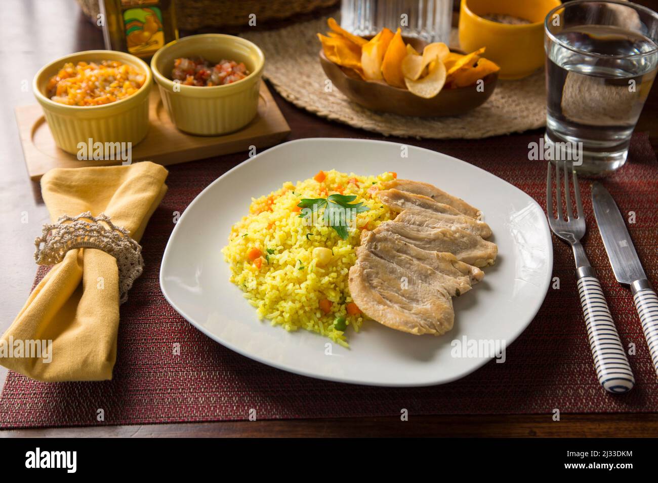 Peruvian food buffet table Assorted dishes gourmet cuisine Peru ...