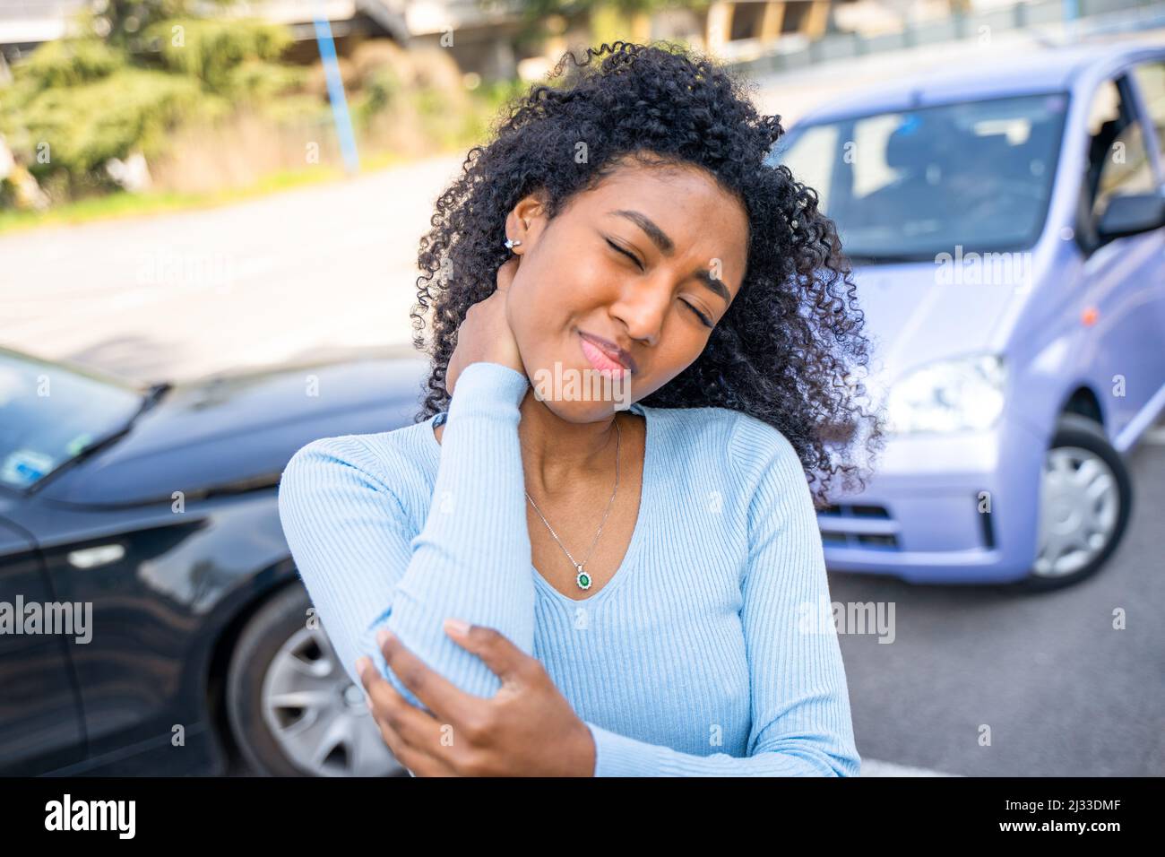 Injury after accident hi-res stock photography and images - Alamy