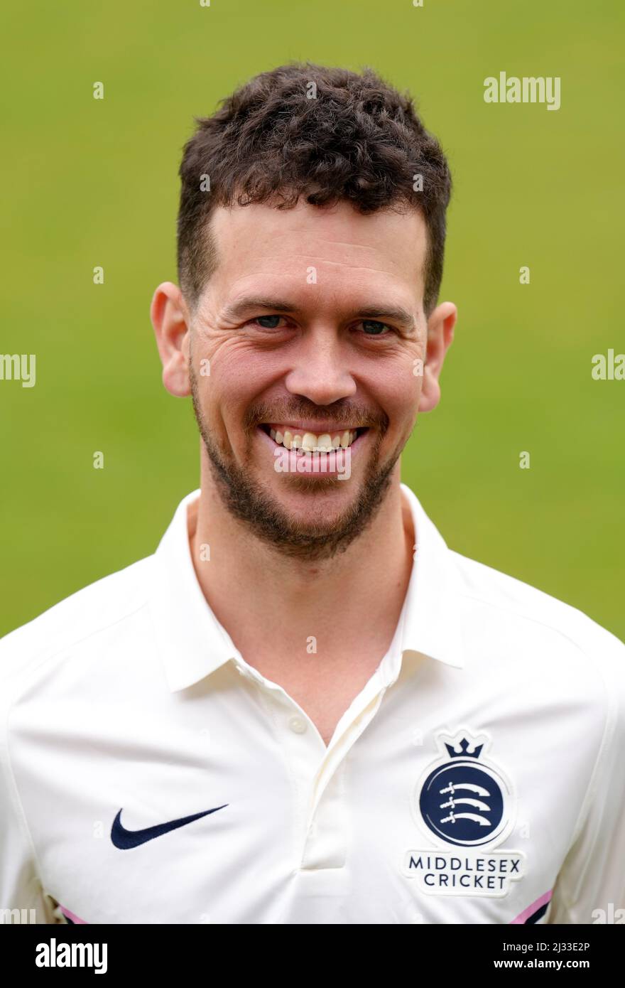 Middlesex's Nathan Sowter during a photocall at Lord's, London. Picture ...