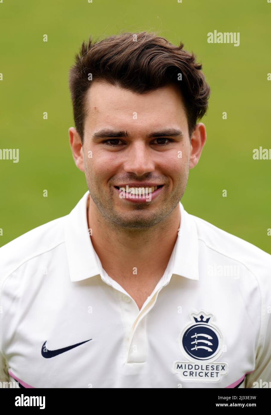 Middlesex's Max Holden during a photocall at Lord's, London. Picture ...