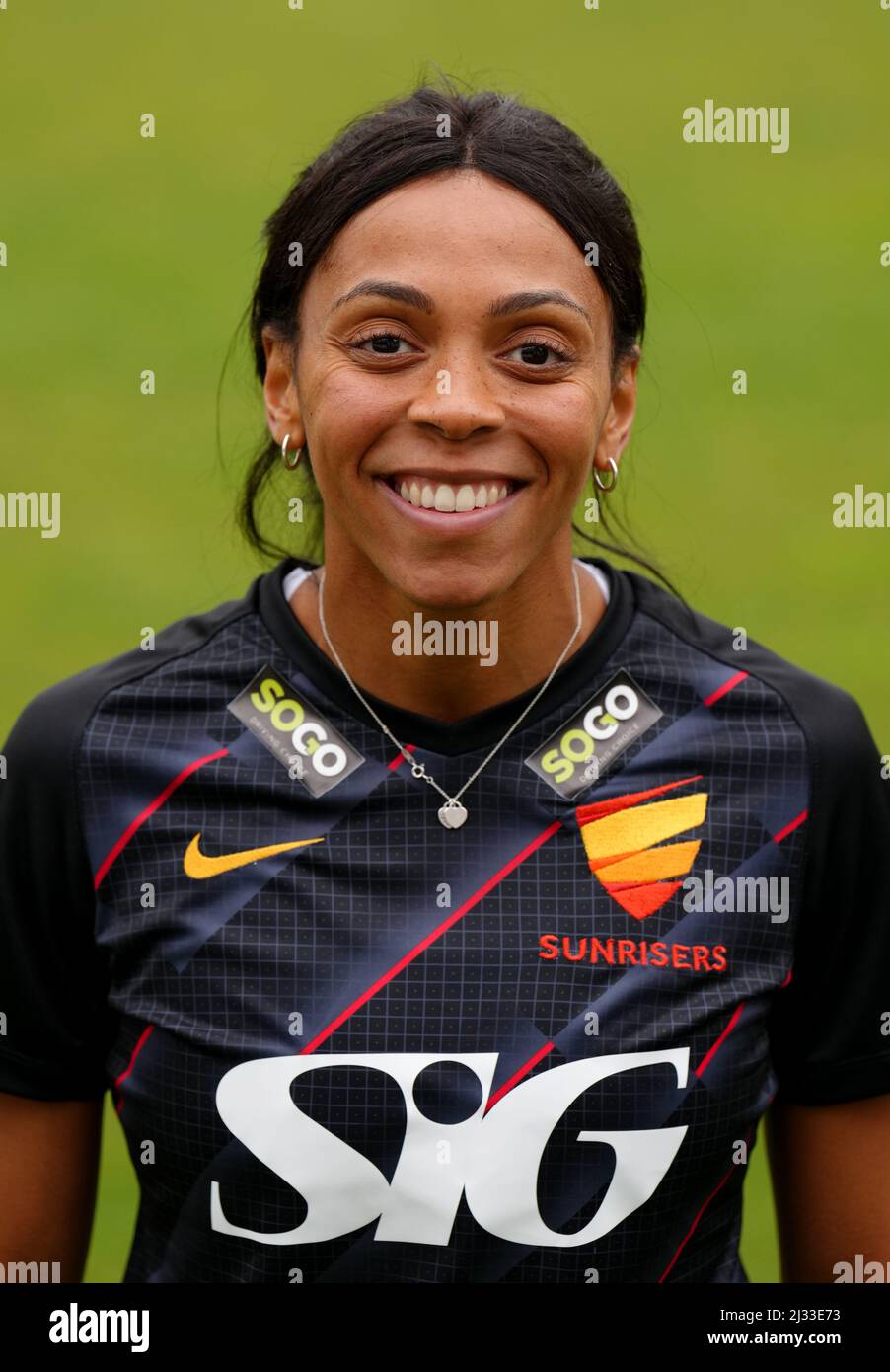 Sunrisers' Cordelia Griffith during a photocall at Lord's, London ...