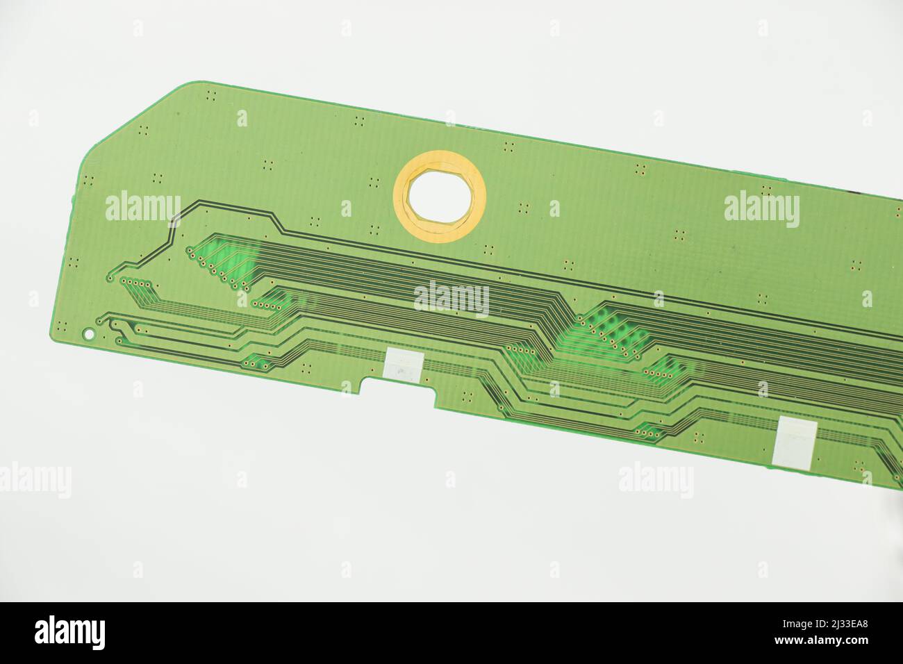 An electronic motherboard and isometric processor and microchip ...