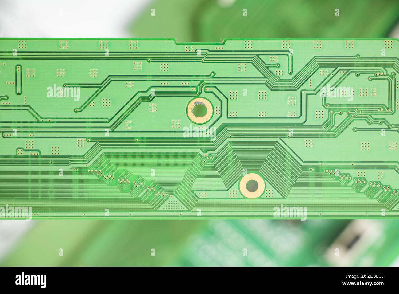 An electronic motherboard and isometric processor and microchip ...