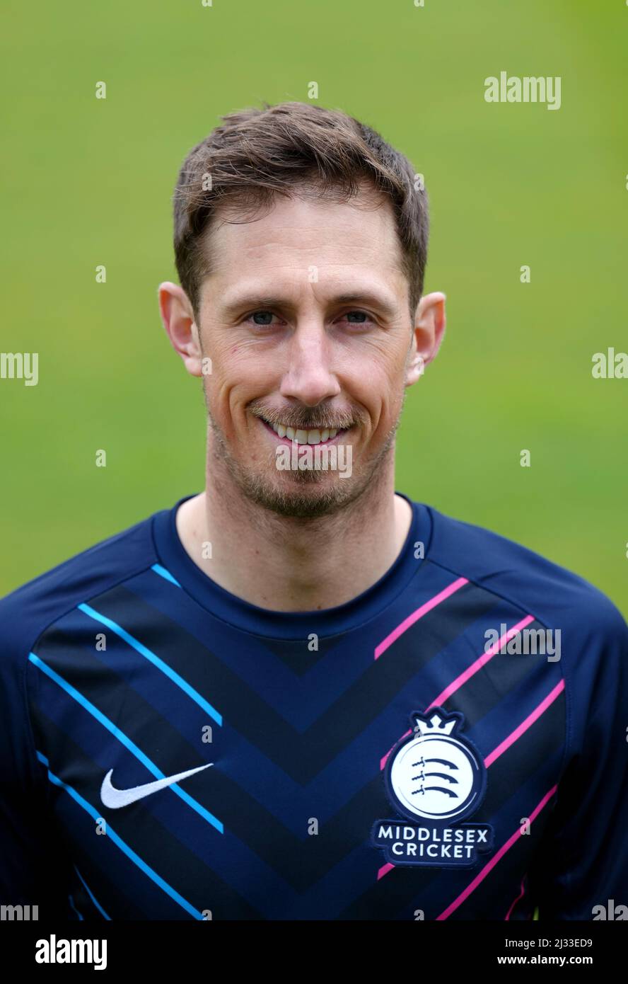 Middlesex's John Simpson during a photocall at Lord's, London. Picture ...