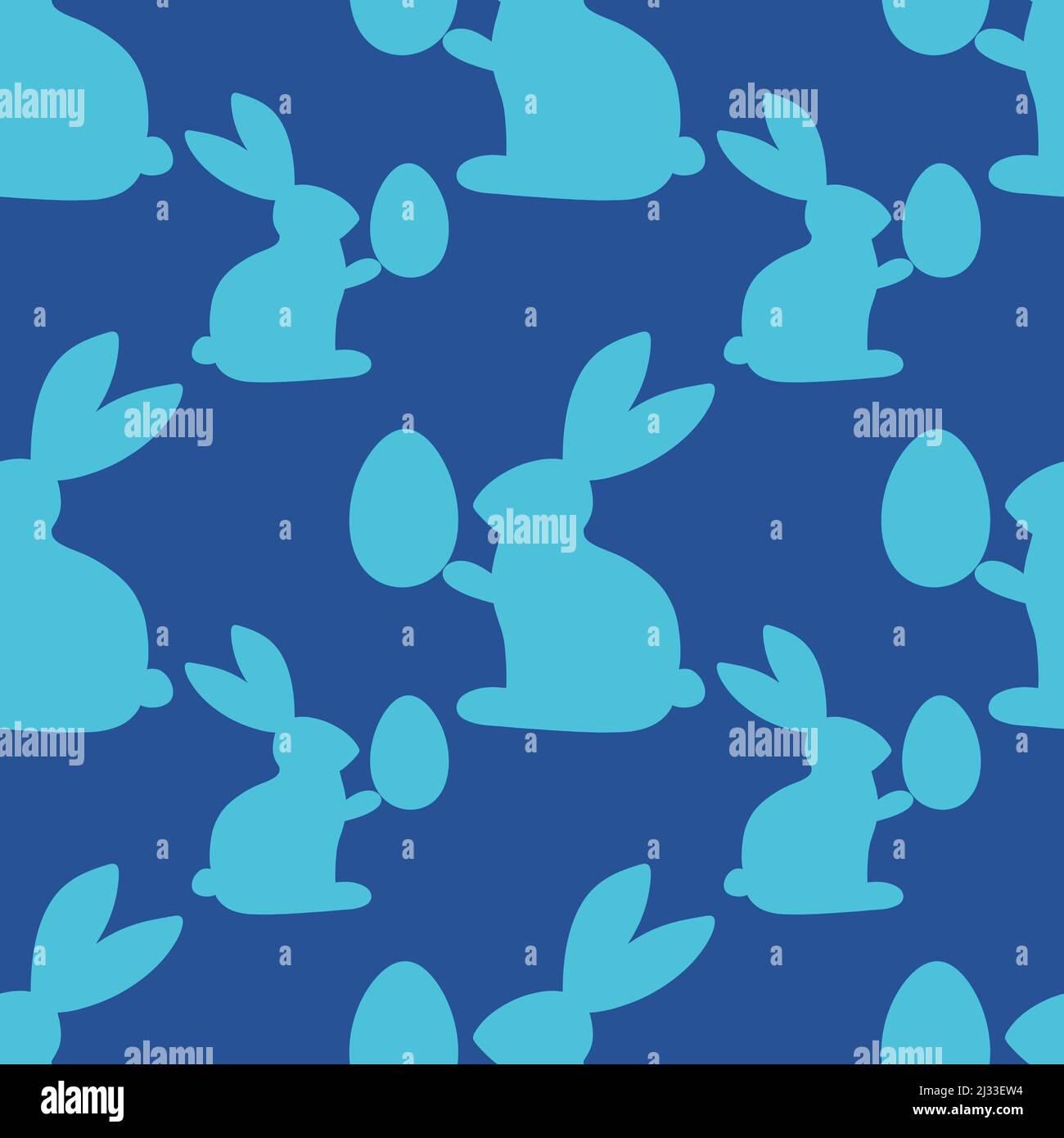 Easter seamless rabbit pattern for fabrics and textiles and packaging ...
