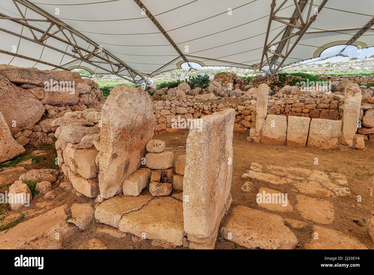 Neolithic architecture in malta hi-res stock photography and images - Alamy