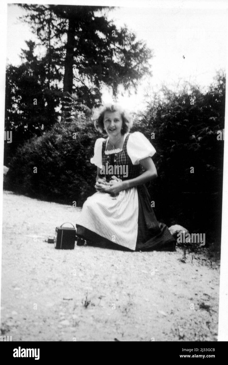 Eva Braun's Photo Albums, ca. 1913 - ca. 1944. These albums are ...