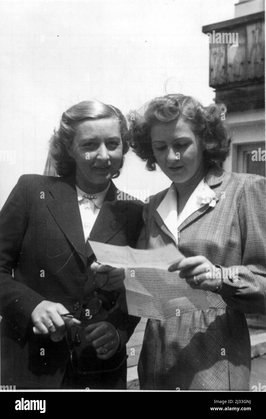 Eva Braun's Photo Albums, ca. 1913 - ca. 1944. These albums are ...