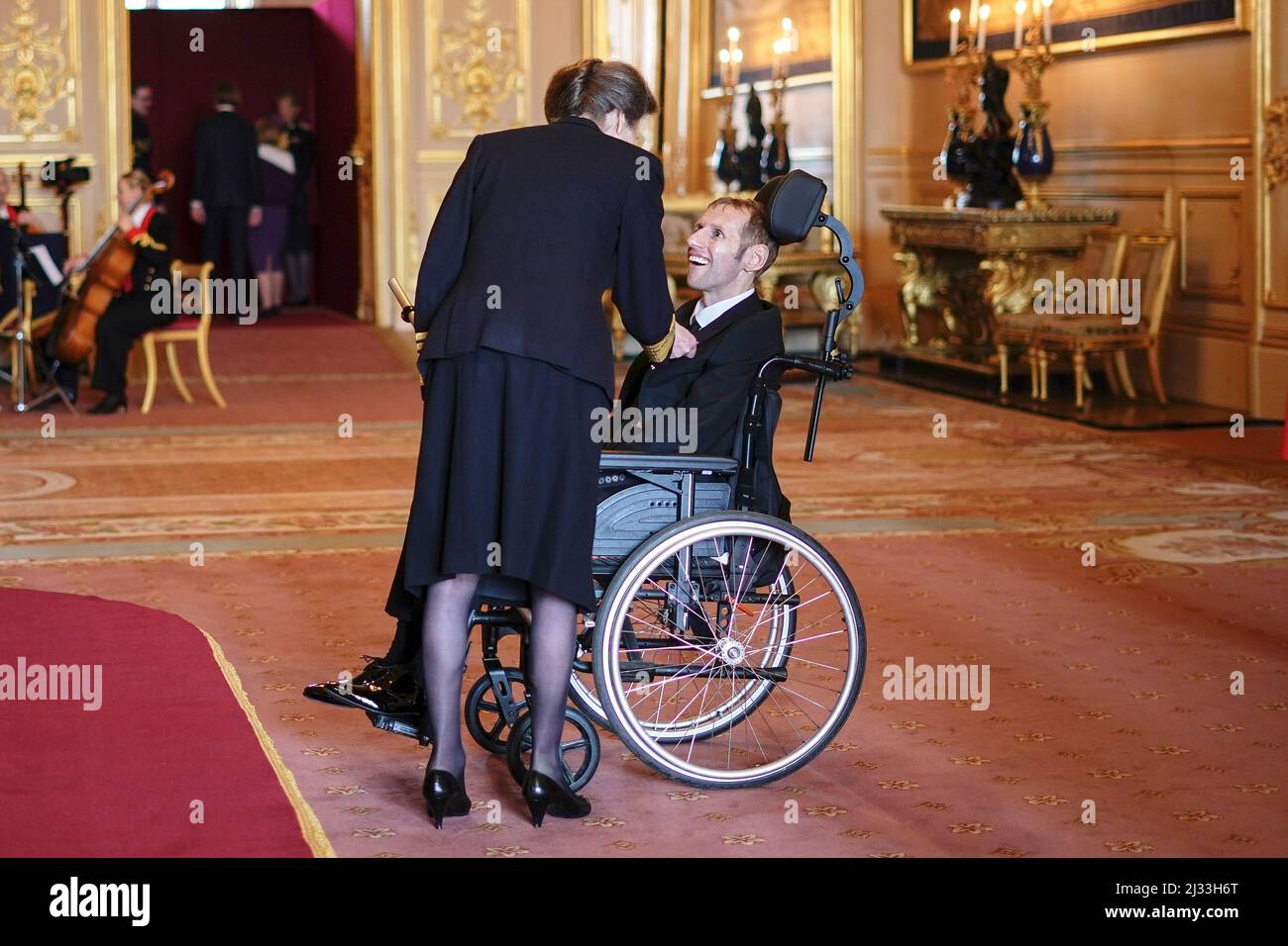 Mr. Robert Burrow from Pontefract is made an MBE (Member of the Order ...