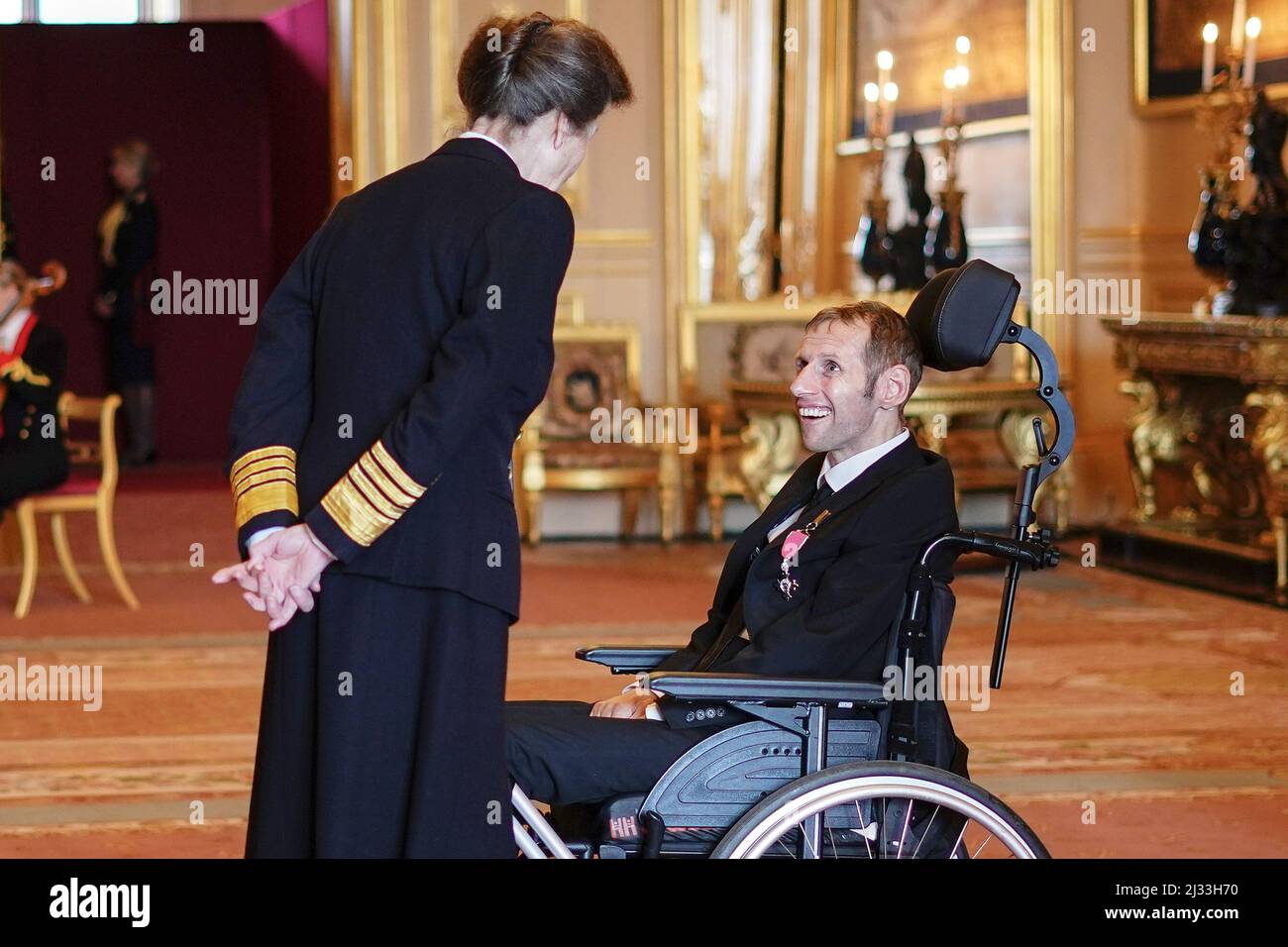 Mr. Robert Burrow from Pontefract is made an MBE (Member of the Order ...