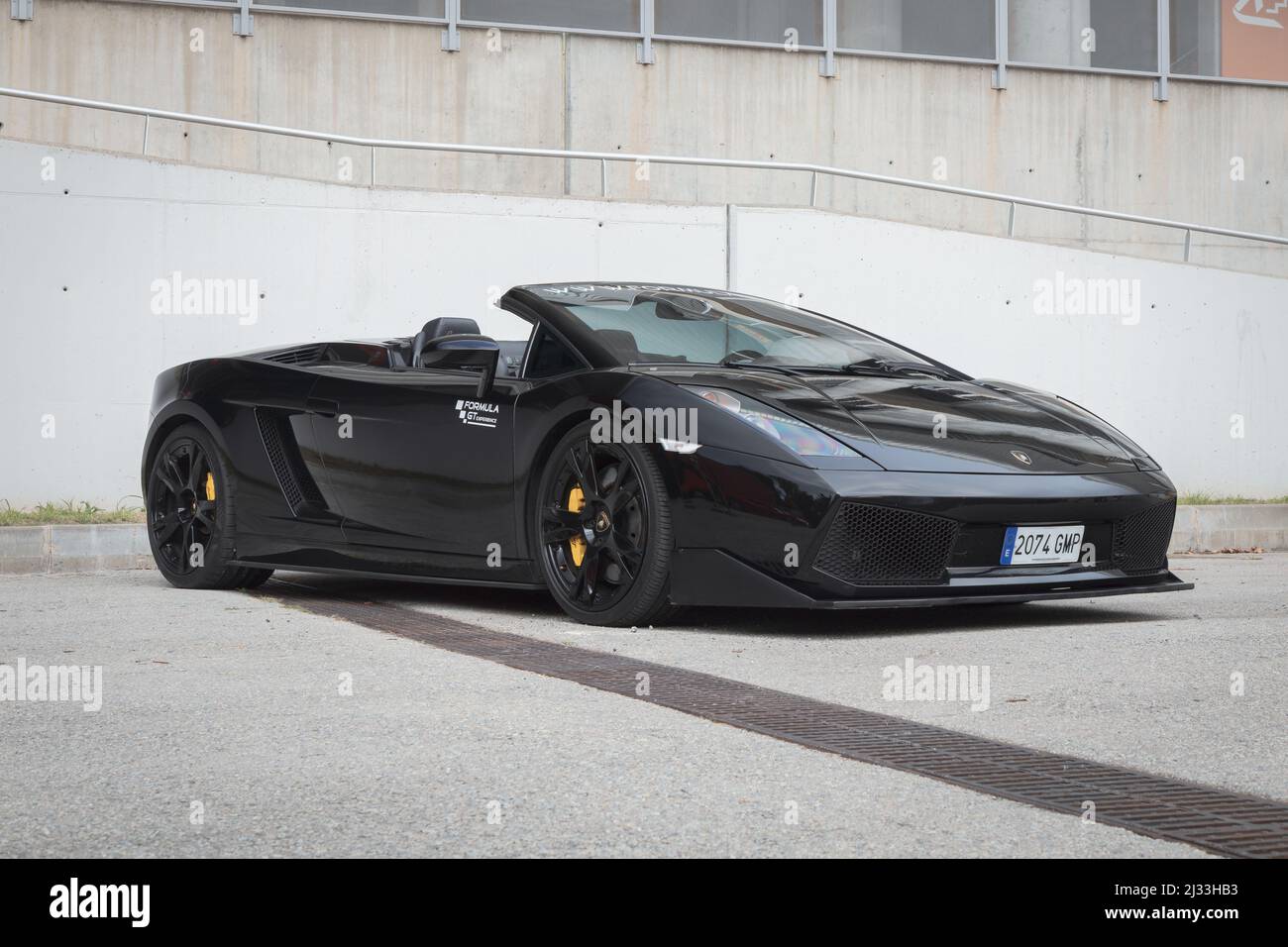 MONTMELO, SPAIN-OCTOBER 10, 2021: 2006 Lamborghini Gallardo Spyder ...