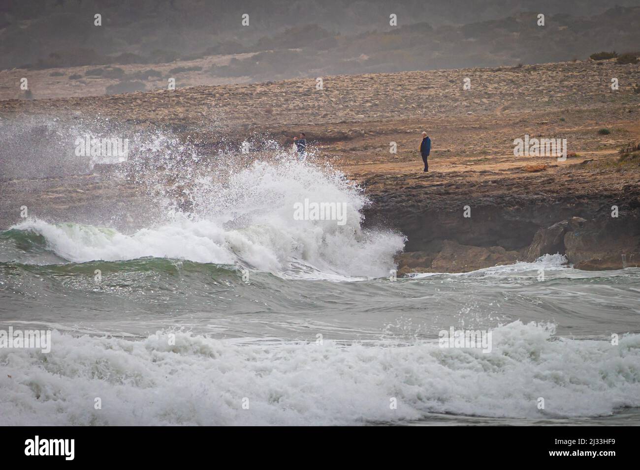 Person watching waves hi-res stock photography and images - Alamy