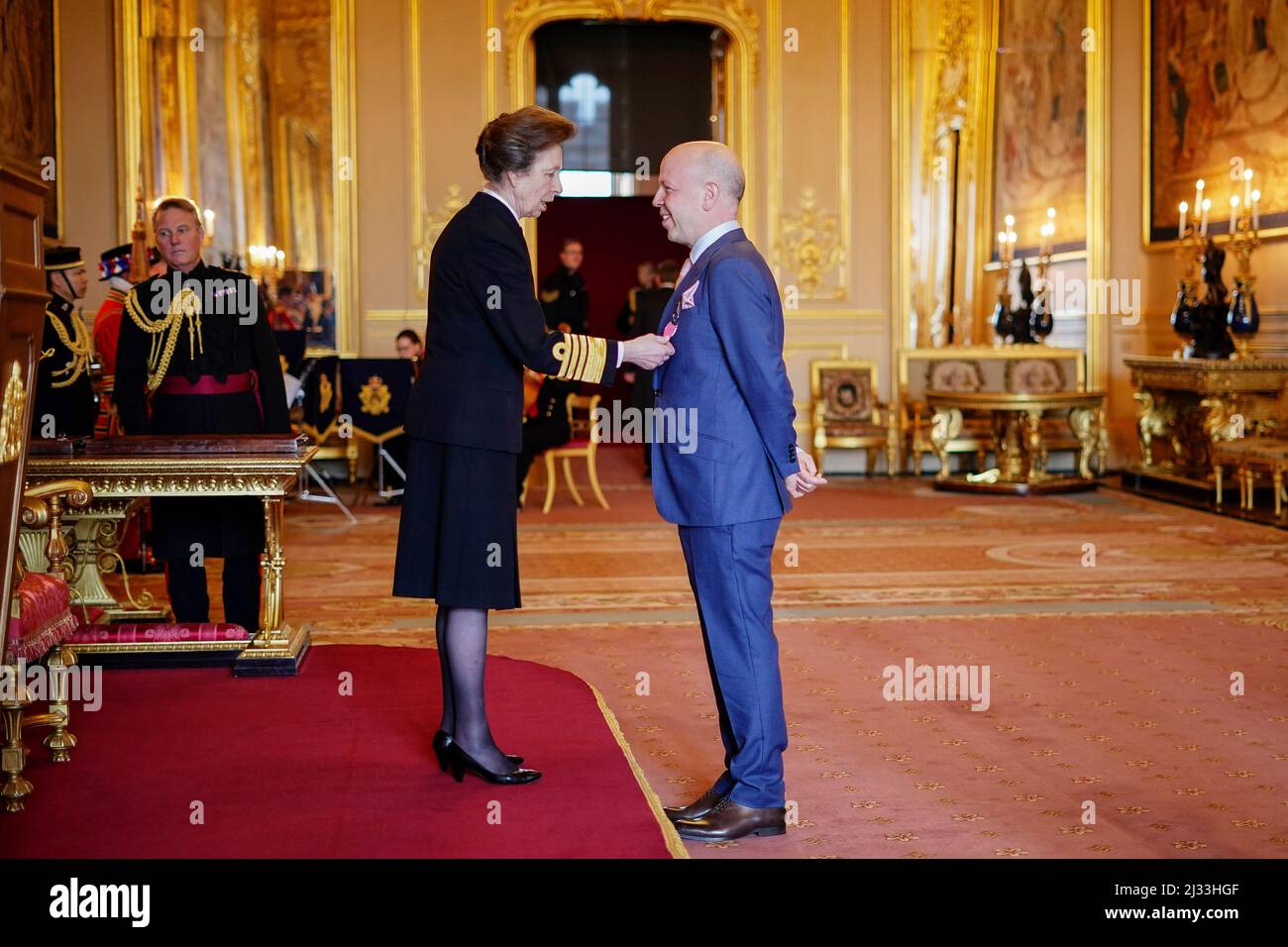 Mr. Huw Watkins from London is made an MBE (Member of the Order of the ...