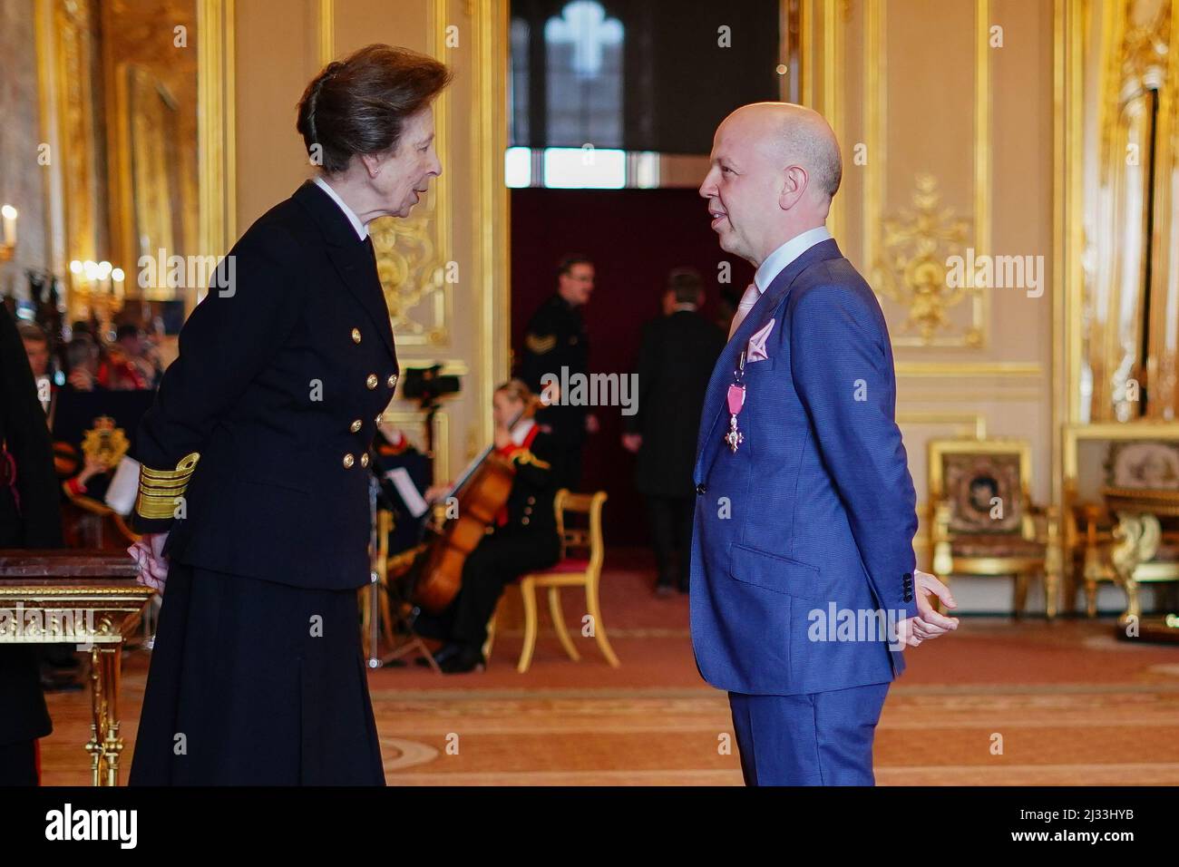 Mr. Huw Watkins from London is made an MBE (Member of the Order of the ...